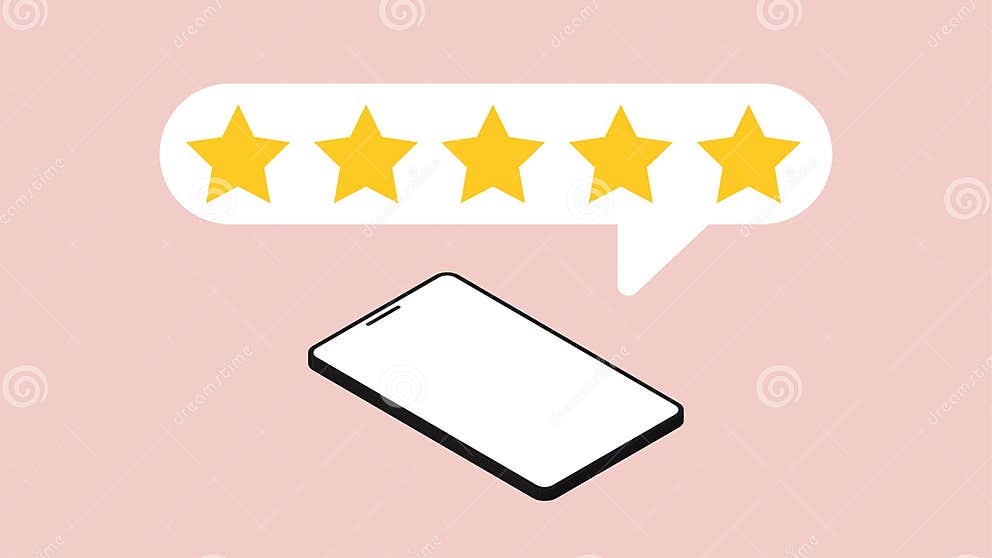 Smartphone with Five Star Rate. Rating Stars Badges. 5 Stars Rating ... Smartphone with Five Star Rate. Rating Stars Badges. 5 Stars Rating ...