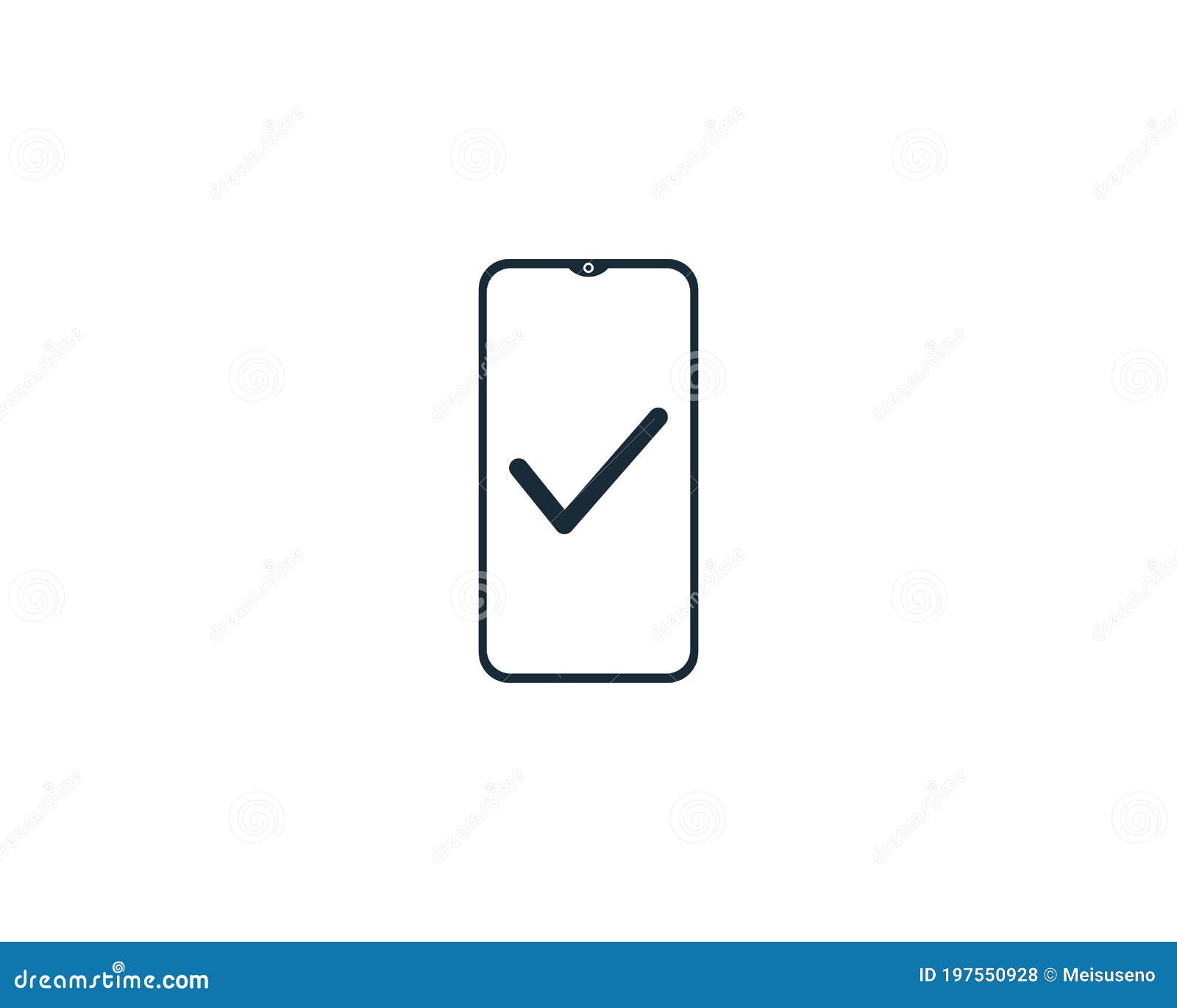 Smartphone Fixed Icon Vector Logo Template Illustration Design Stock ...