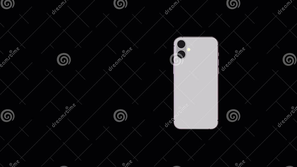 Smartphone Green Screen Rotating on Background with Alpha Channel ...