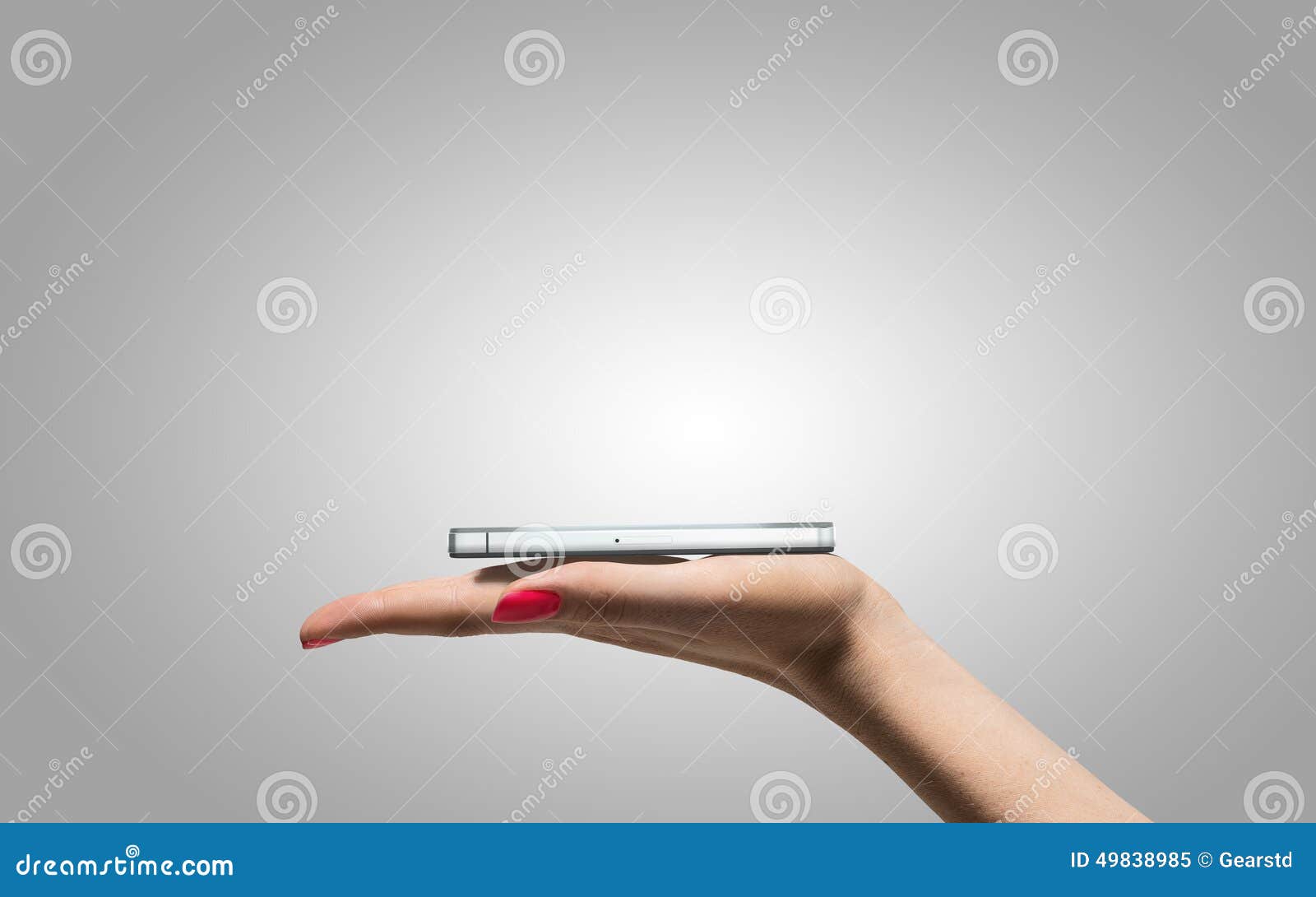 Smartphone in hand stock image. Image of digital, girl - 49838985