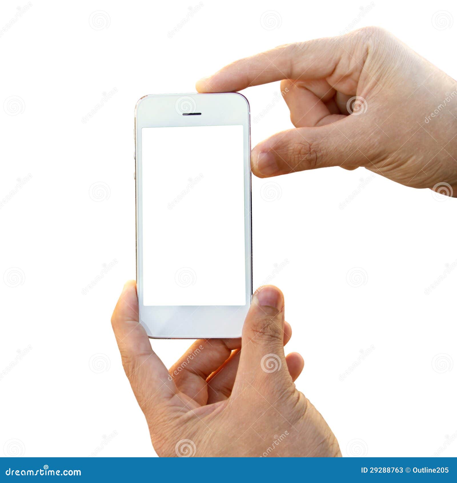 Smartphone in hands stock image. Image of smartphones - 29288763
