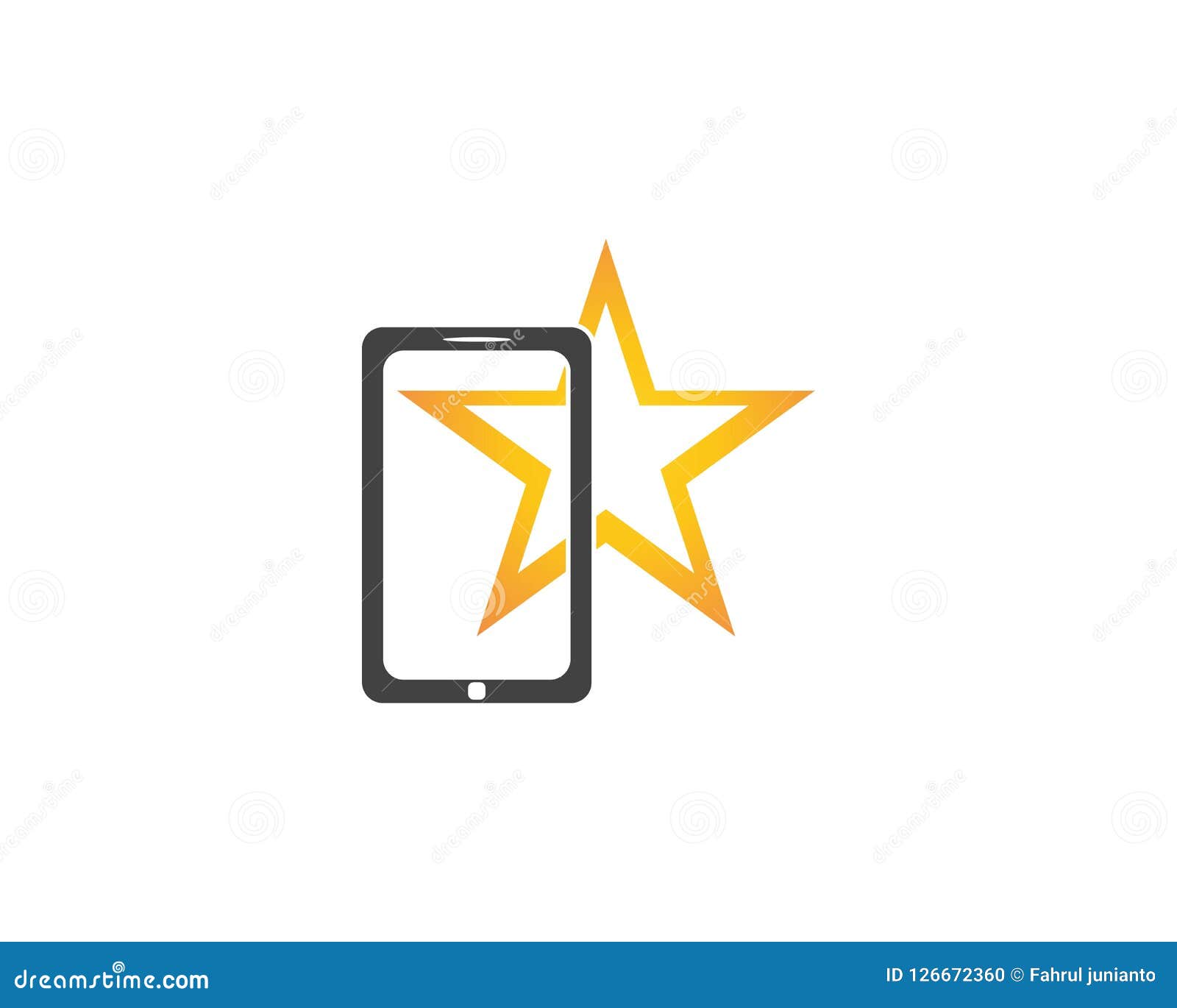 Smartphone Icon Logo Vector Template Stock Vector - Illustration of ...