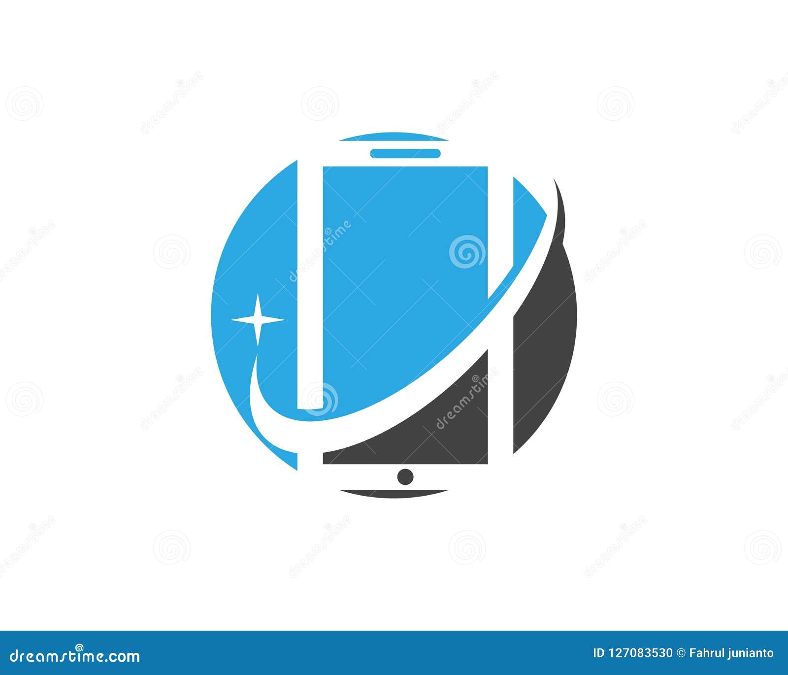Smartphone Icon Logo Vector Template Stock Vector - Illustration of ...