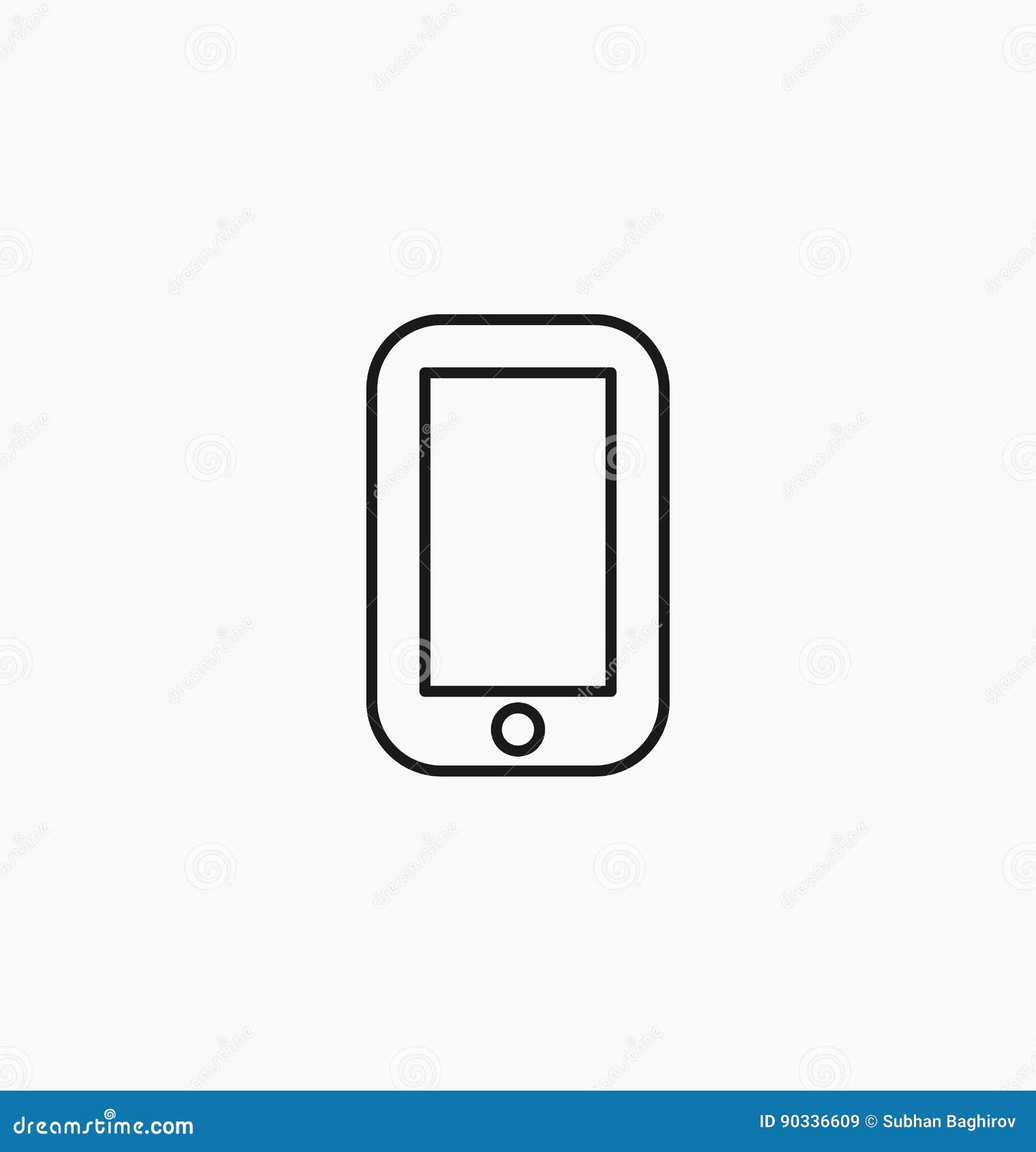 Smartphone Icon. Phone Symbol Vector Illustration Stock Vector ...