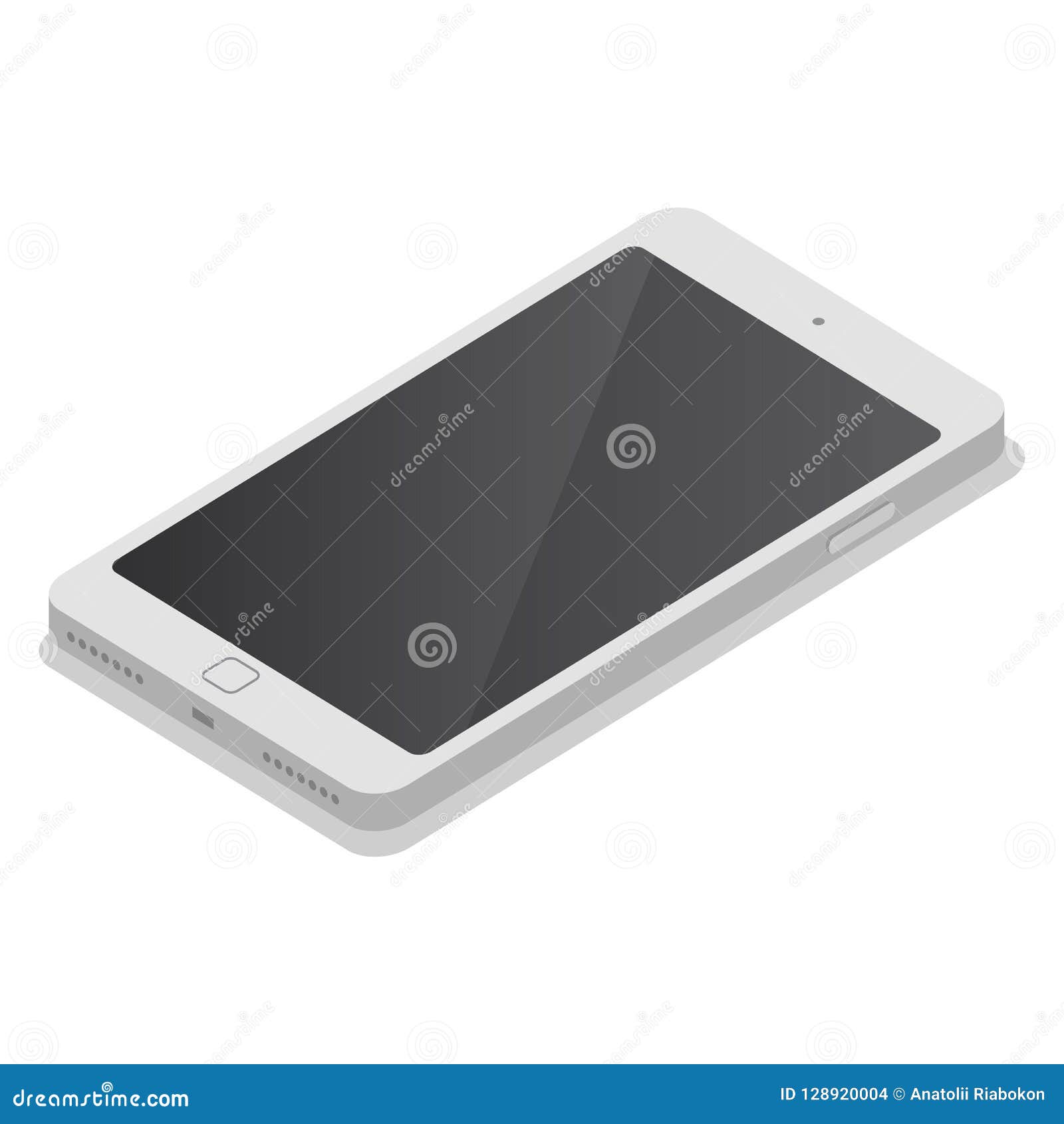 Smartphone Icon Set, Isometric Style Stock Vector - Illustration of ...