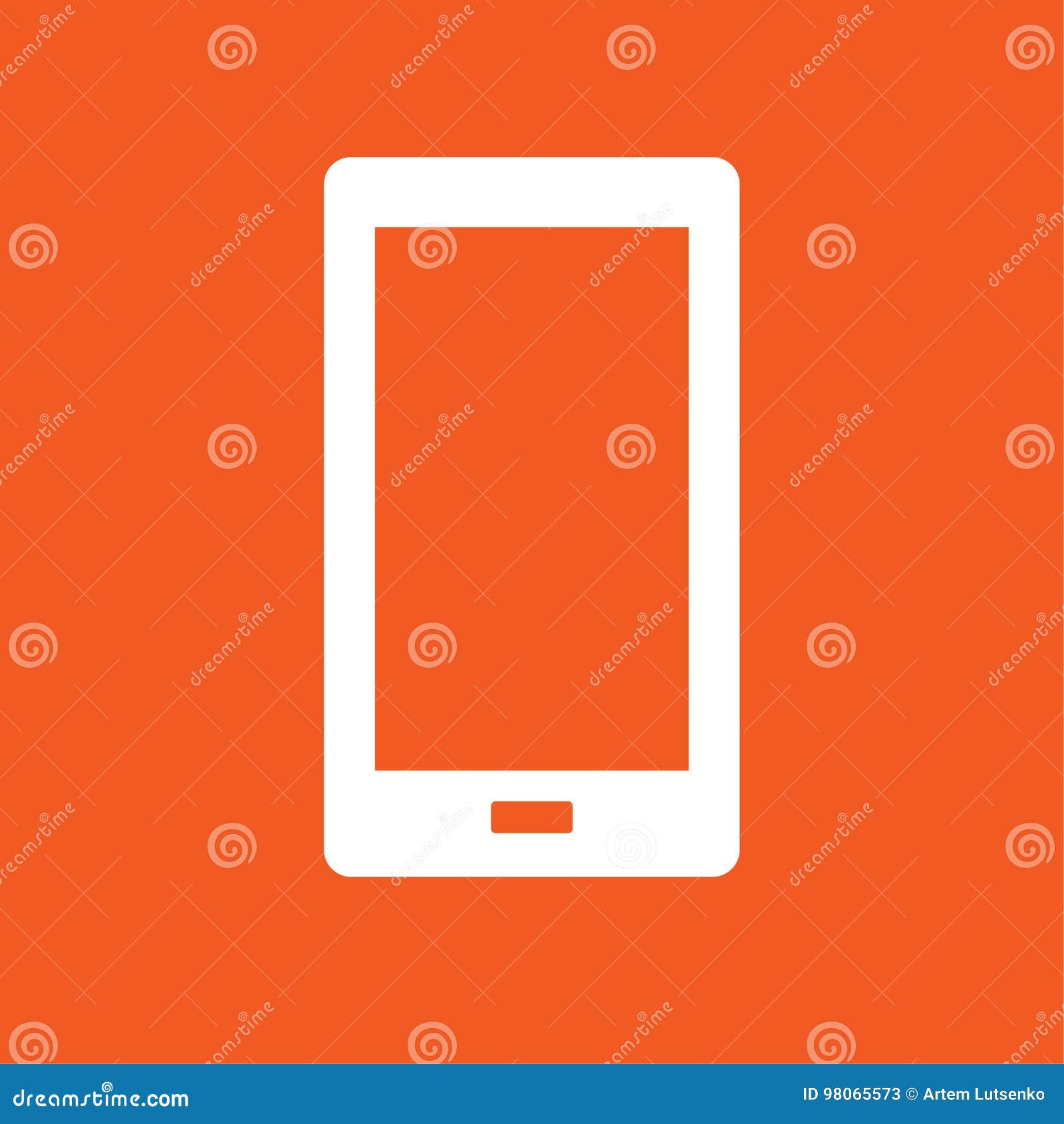 Smartphone Icon Simple Illustration Stock Illustration - Illustration ...