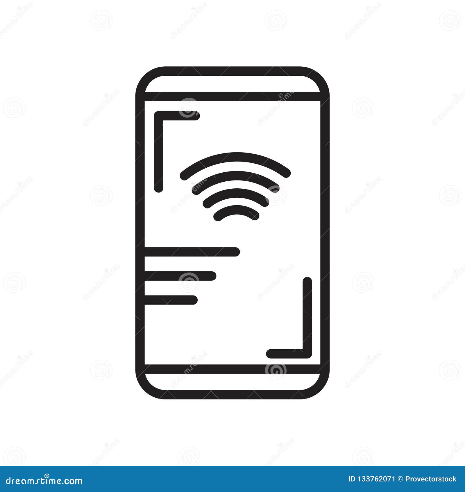 Smartphone Icon Vector Sign and Symbol Isolated on White Background ...