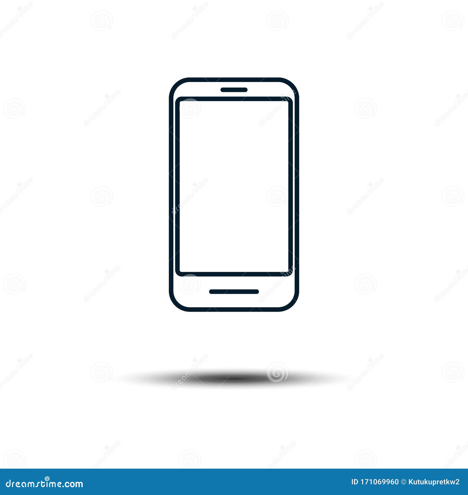 Smartphone Icon Vector Logo Template. Trendy Device Illustration Design ...