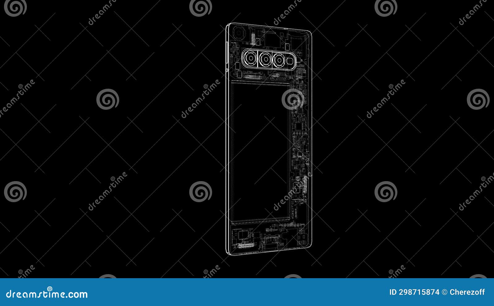 Smartphone with Internal Components Stock Footage - Video of press ...
