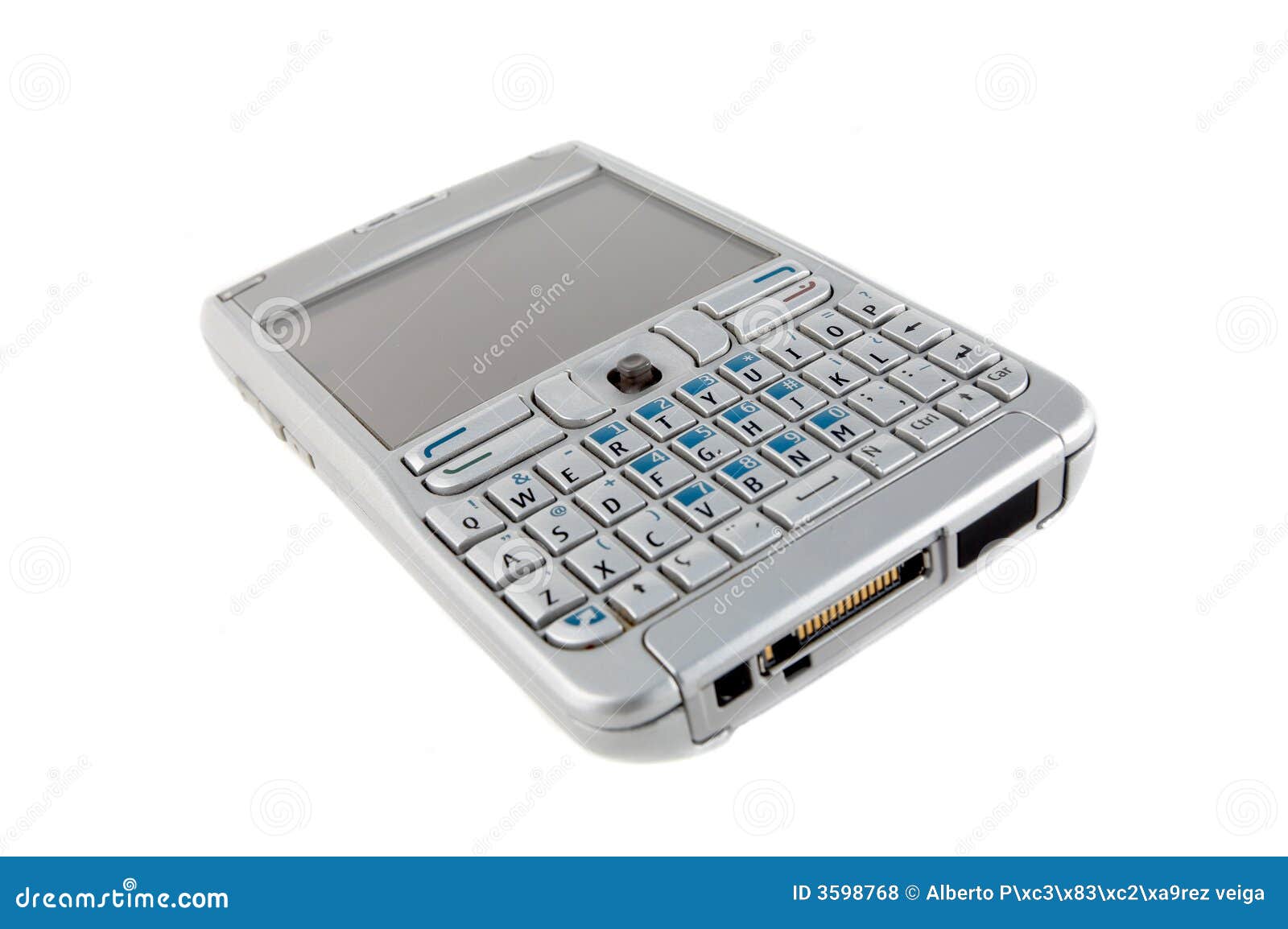 Smartphone Isolated on White Stock Photo - Image of internet, corporate ...