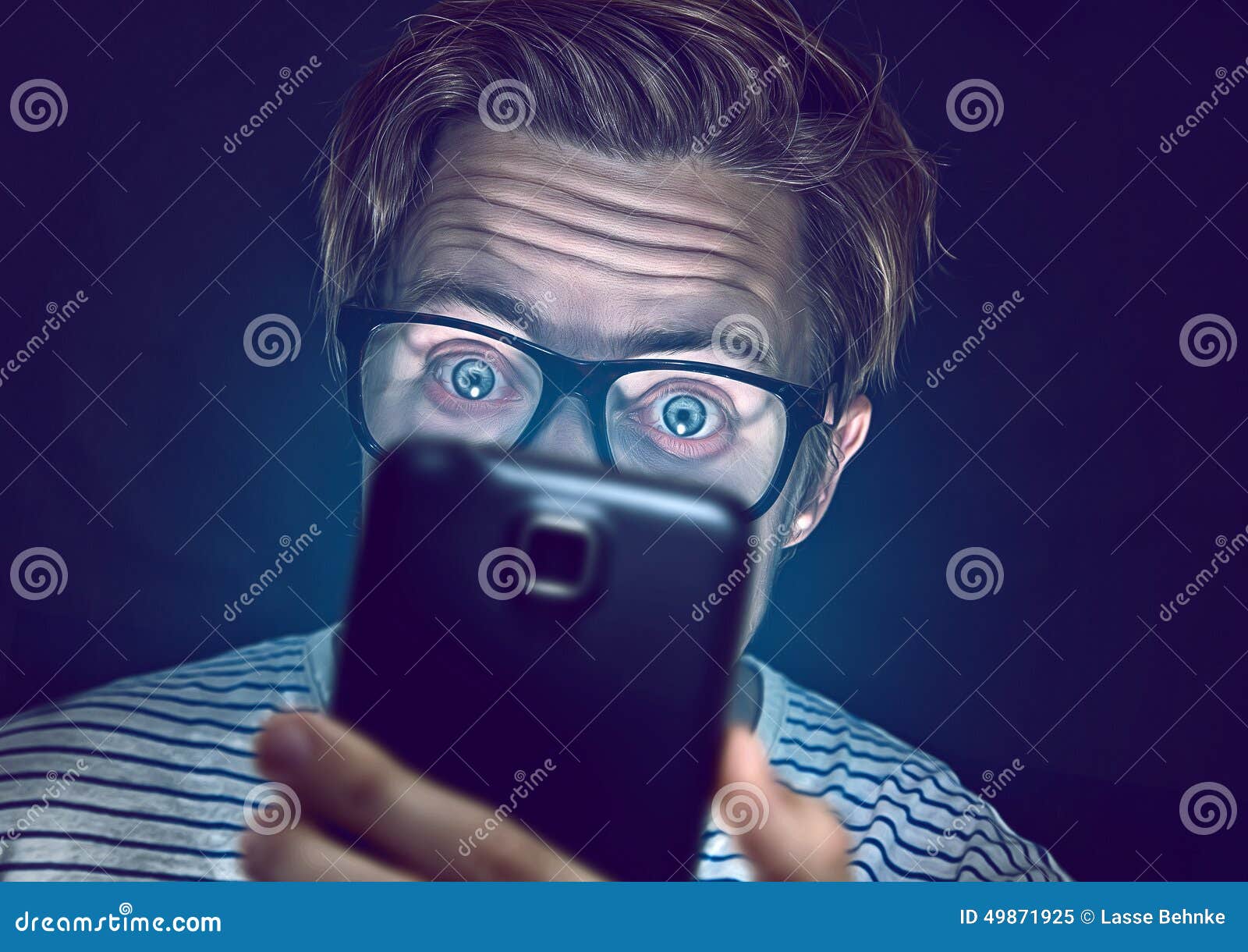 Smartphone Junkie stock image. Image of addiction, exciting - 49871925