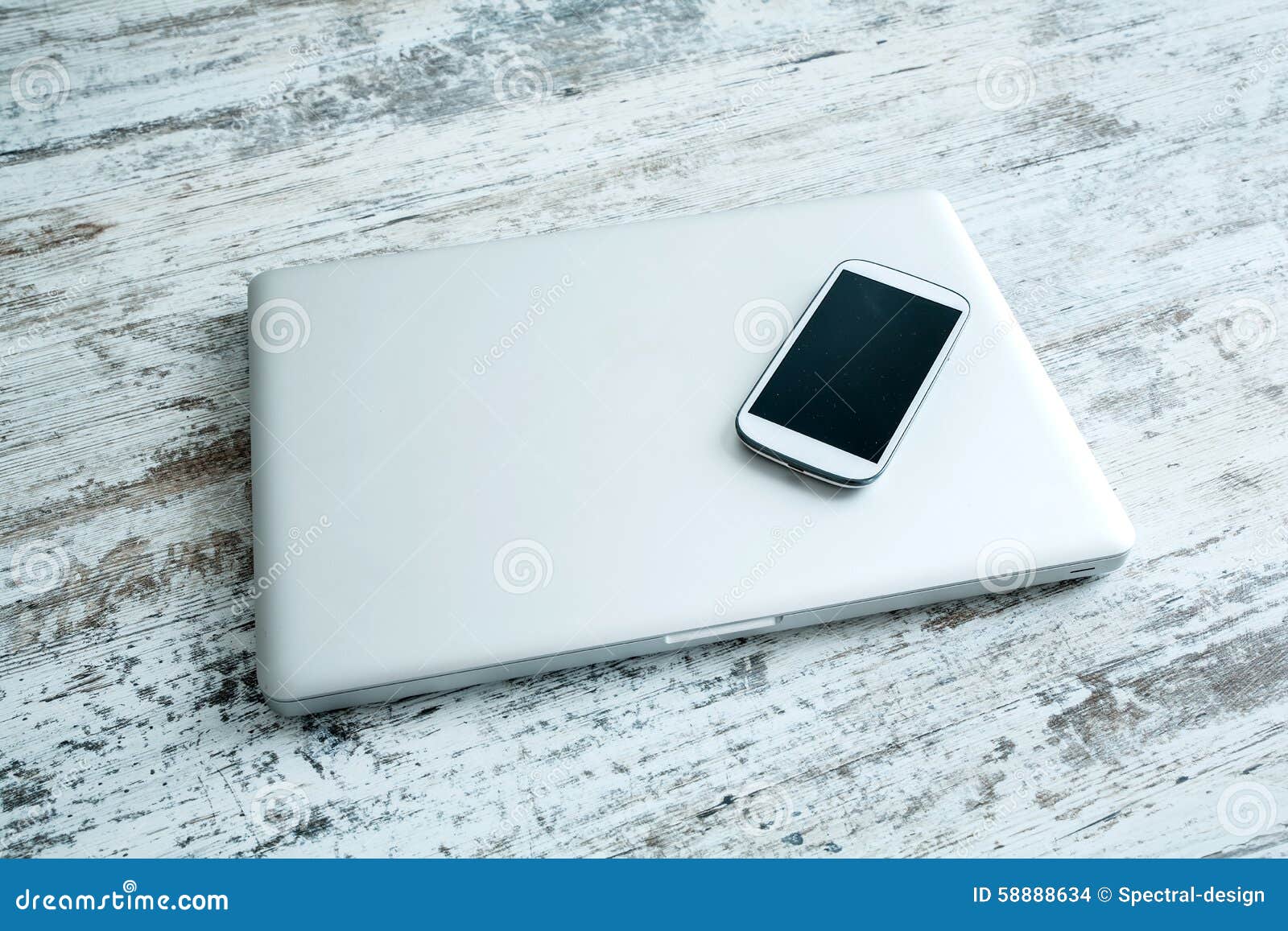 Smartphone and a Laptop Computer Stock Photo - Image of internet ...