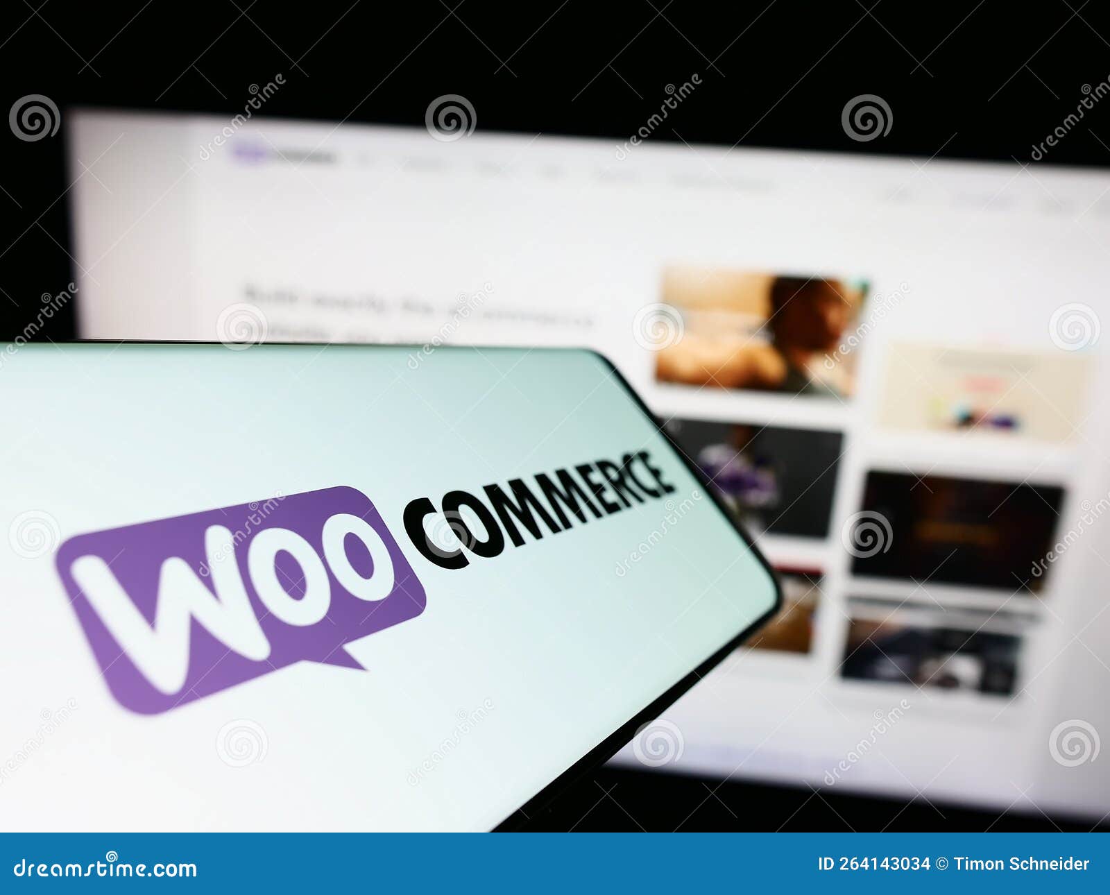 Smartphone with Logo of Open-source E-commerce Solution WooCommerce on ...