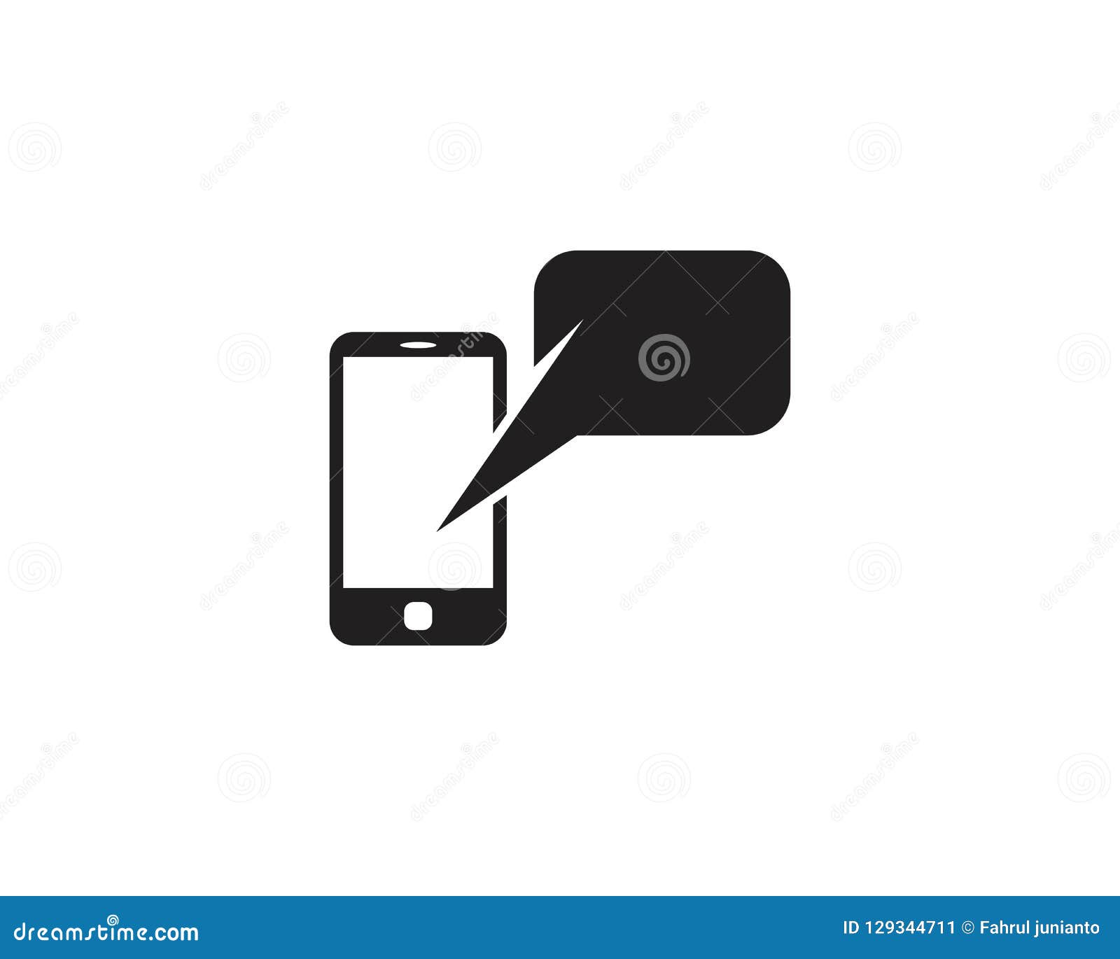 Smartphone Logo, Smartphone Logo Set Isolated On White Background ...