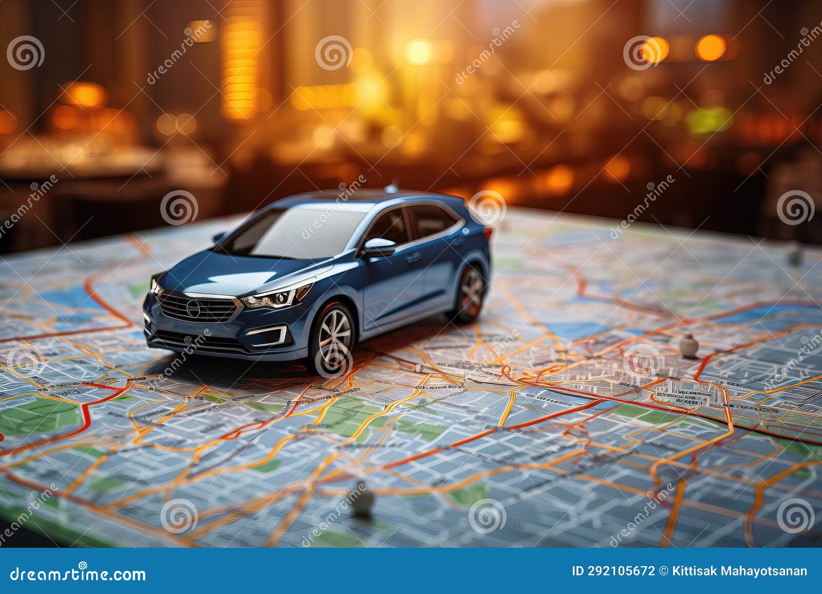 Smartphone with Map 3D Map Pins GPS Navigator Pin Checking Points 3D ...