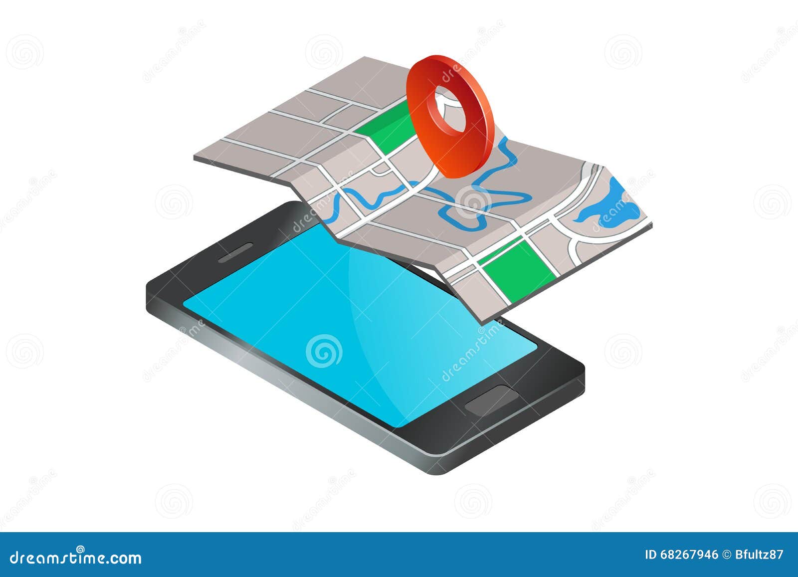 Maps Icon Vector. Trendy Flat Maps Icon From Signs Collection Isolated ...