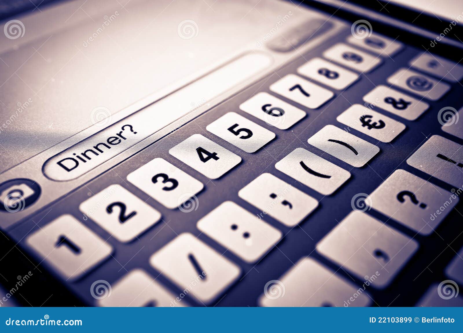 Smartphone Messaging stock image. Image of touchscreen - 22103899