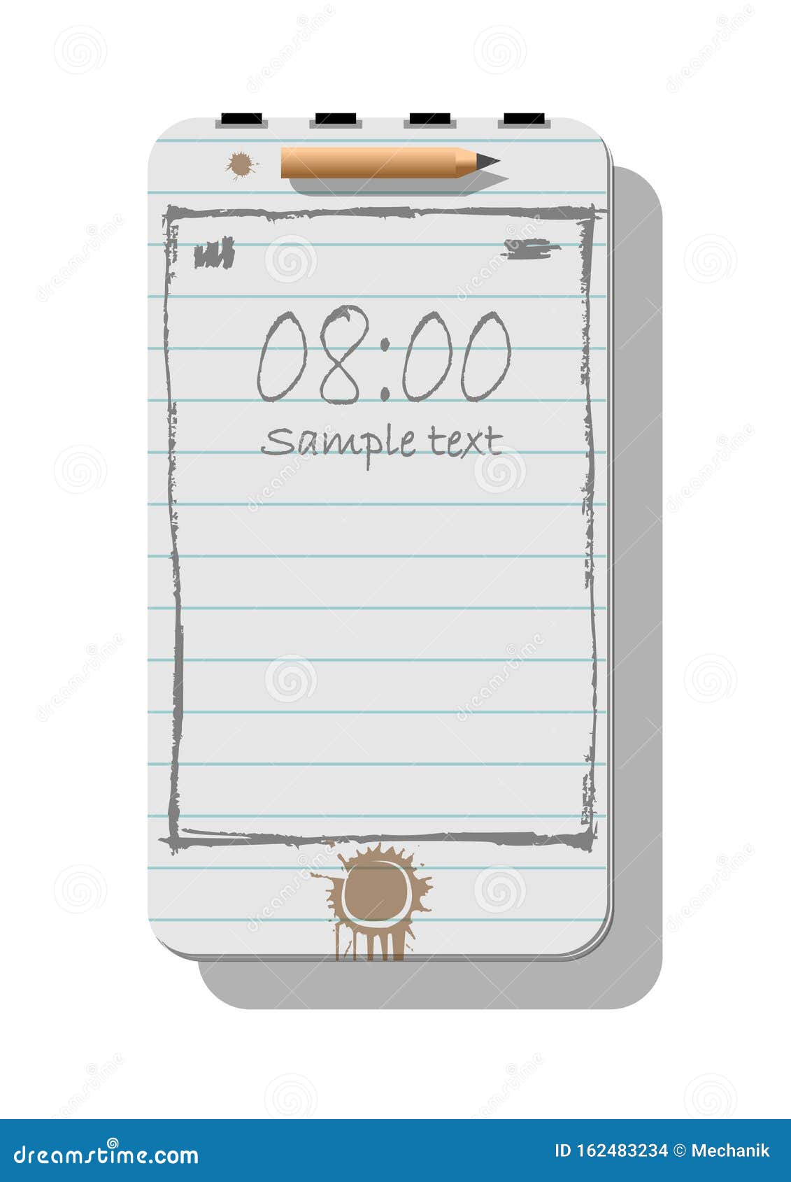 Smartphone Metaphore For Different Advert Concepts Vector Illustration ...