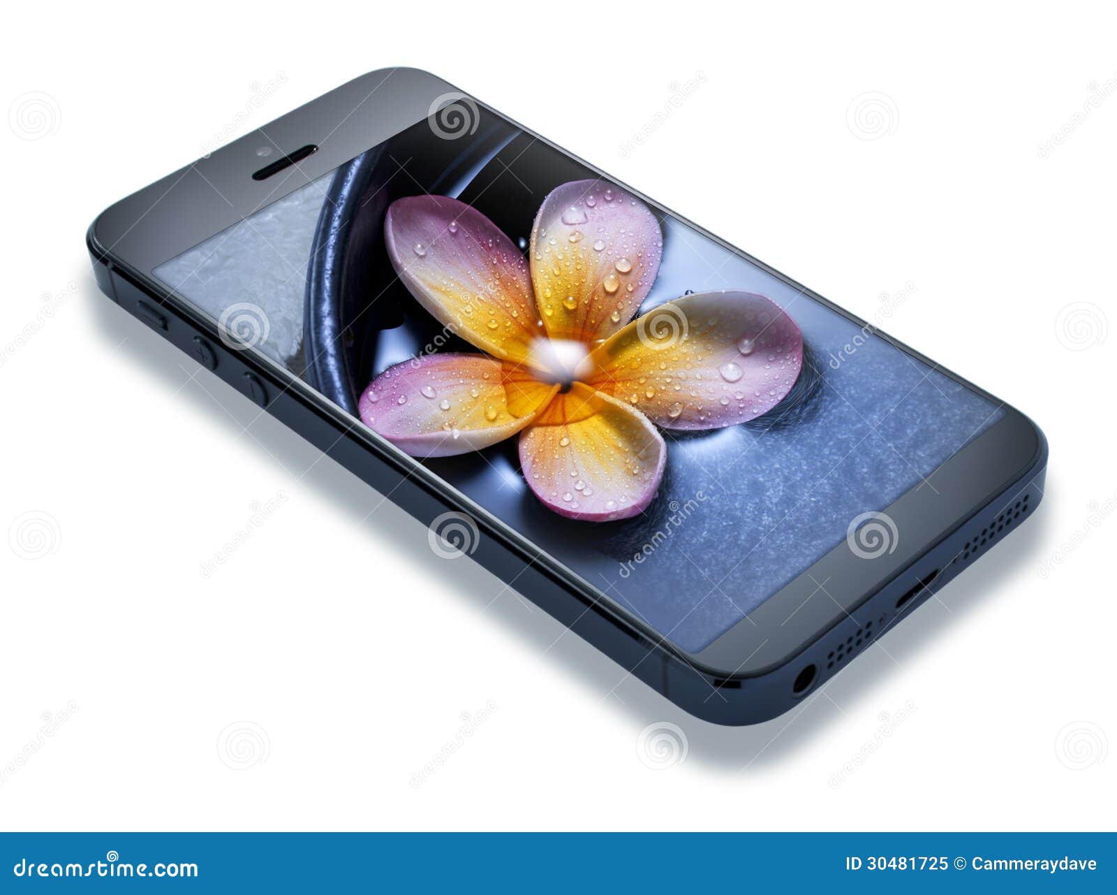 Smartphone Mobile Cell Phone Stock Image - Image of electronics ...