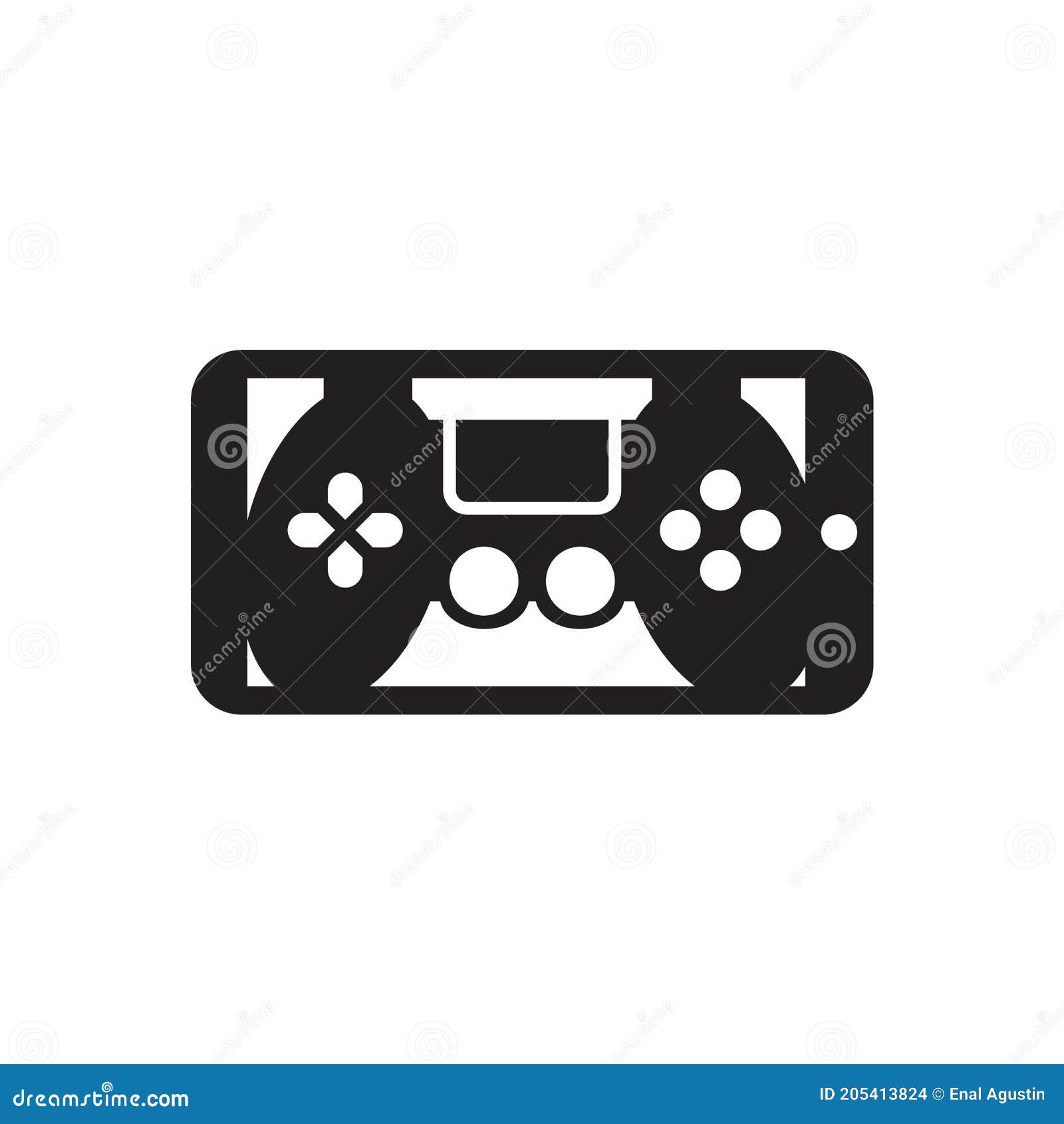 Smartphone Mobile Game Logo Design Template Stock Vector - Illustration ...