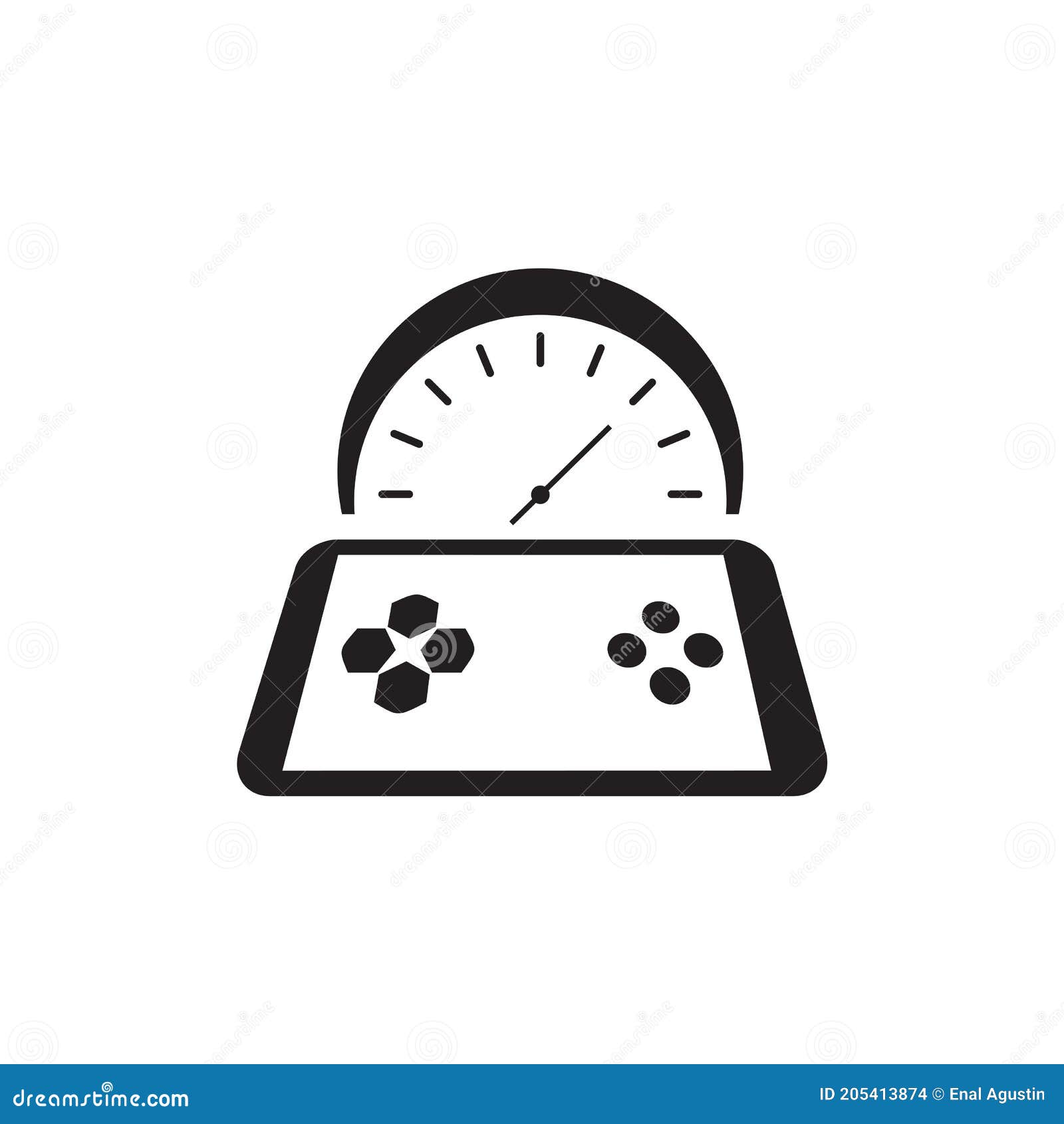 Smartphone Mobile Game Logo Design Template Stock Vector - Illustration ...