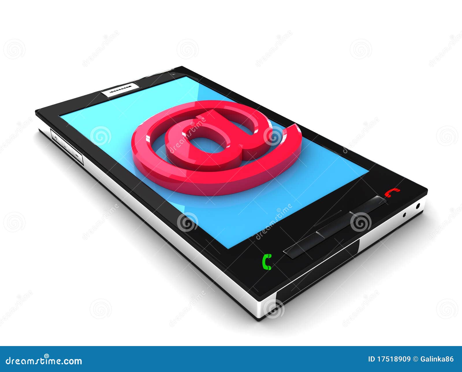 Smartphone Mobile Message Concept Stock Illustration - Illustration of ...