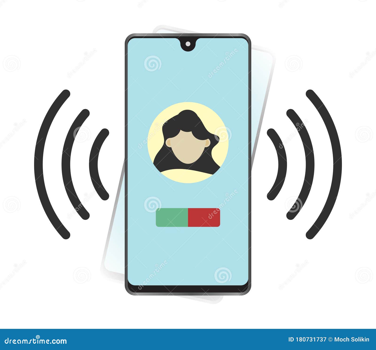 Cartoon Cell Phone Ringing