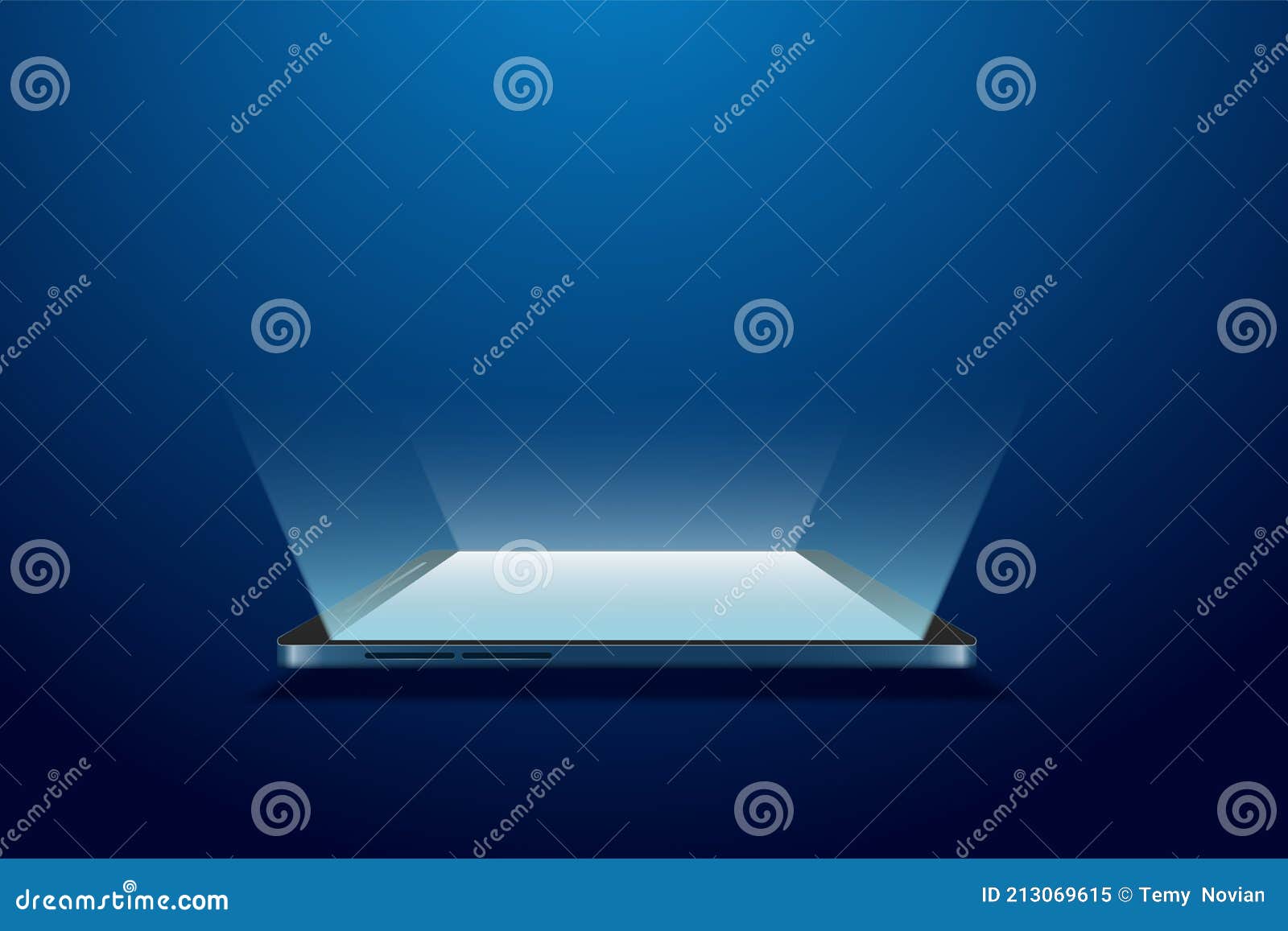 Smartphone Mobile Screen with Technology Mobile Display Light Stock ...