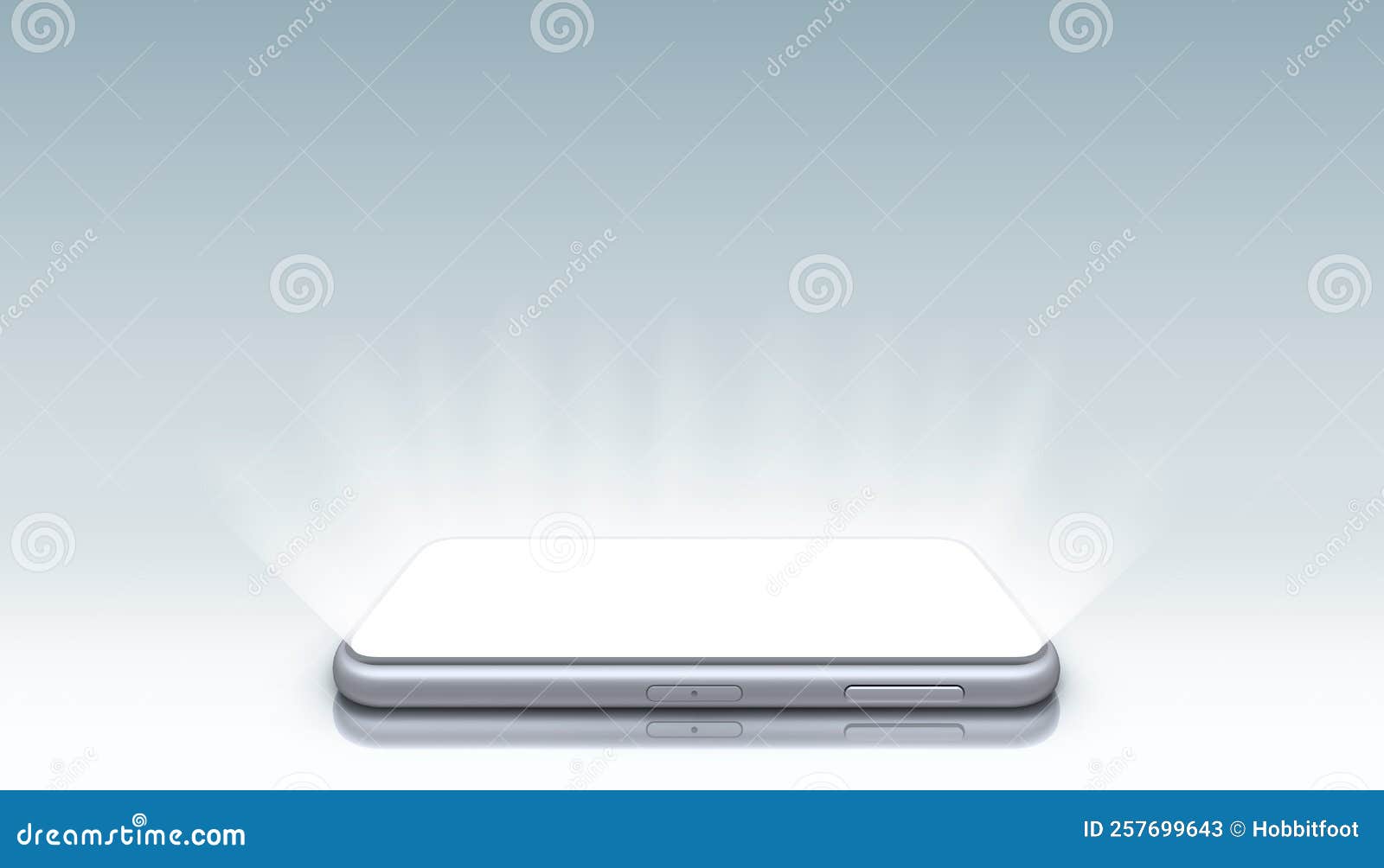 Smartphone Mobile Screen, Technology Mobile Display Light. Vector Stock ...