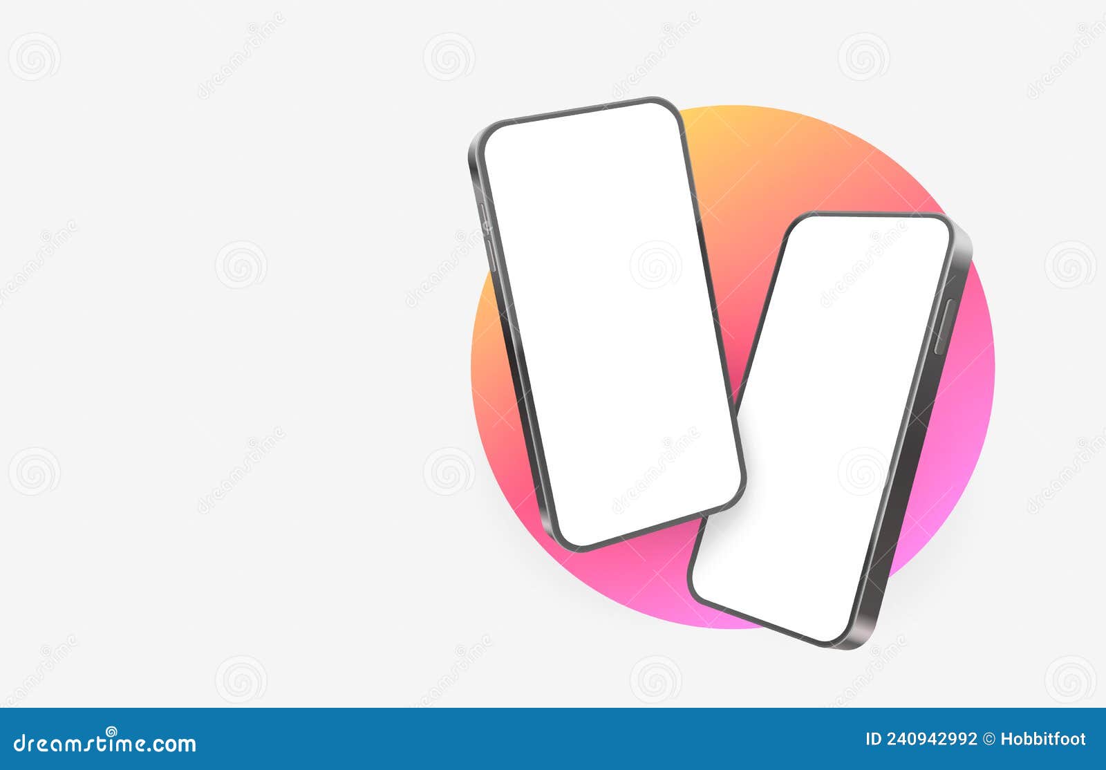 Smartphone Mobile Screen, Technology Mobile Display. Vector Stock ...
