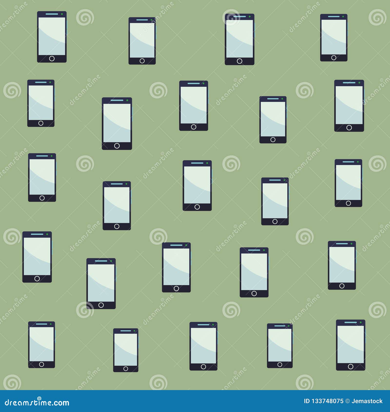 Smartphone Mobile Technology Background Stock Vector - Illustration of ...