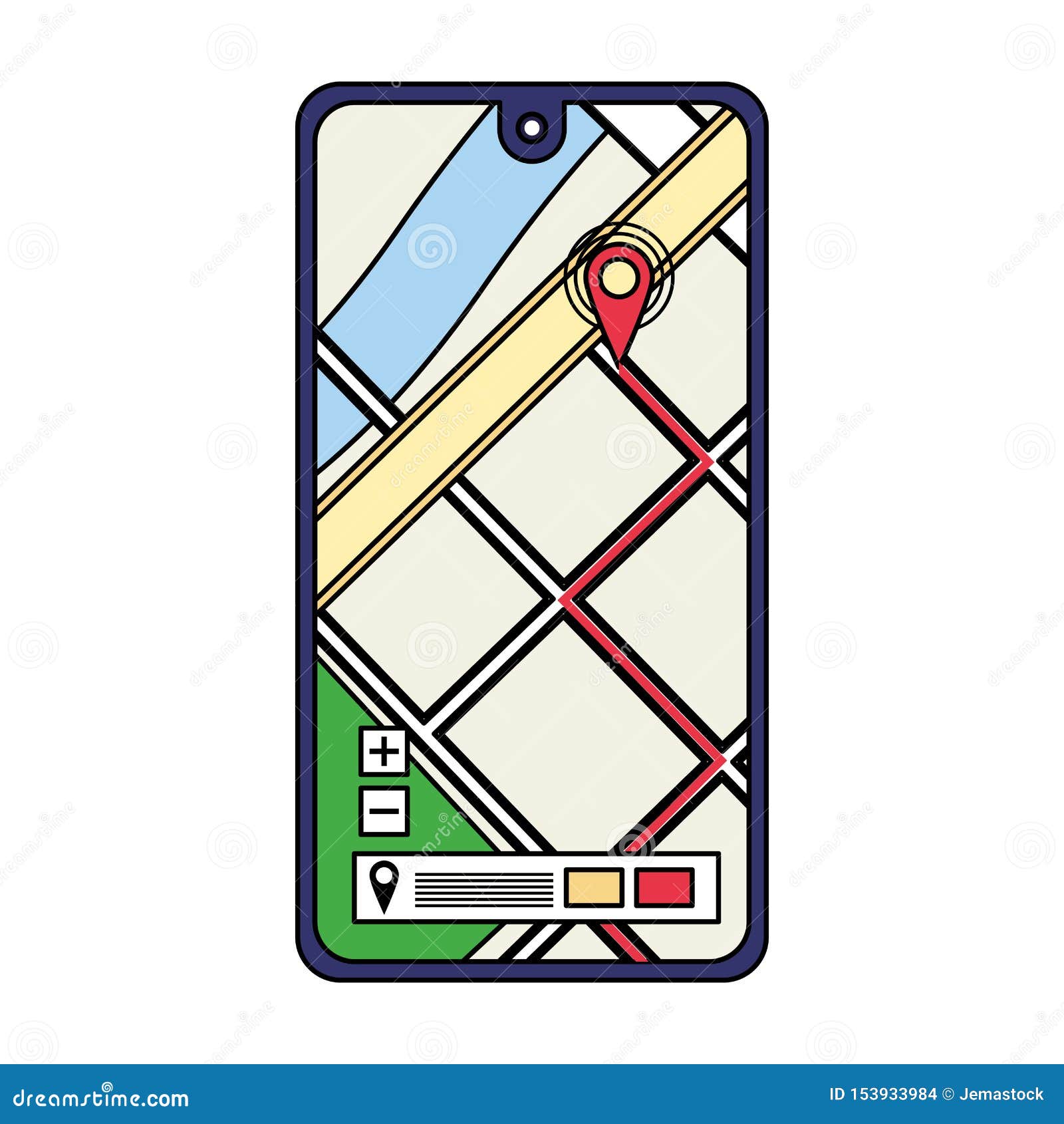 Smartphone Mobile Technology Device Cartoon Stock Vector - Illustration ...