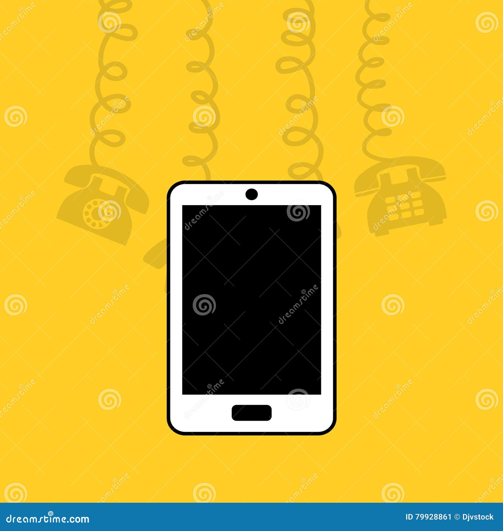 Smartphone Mobile Technology Stock Vector - Illustration of portable ...