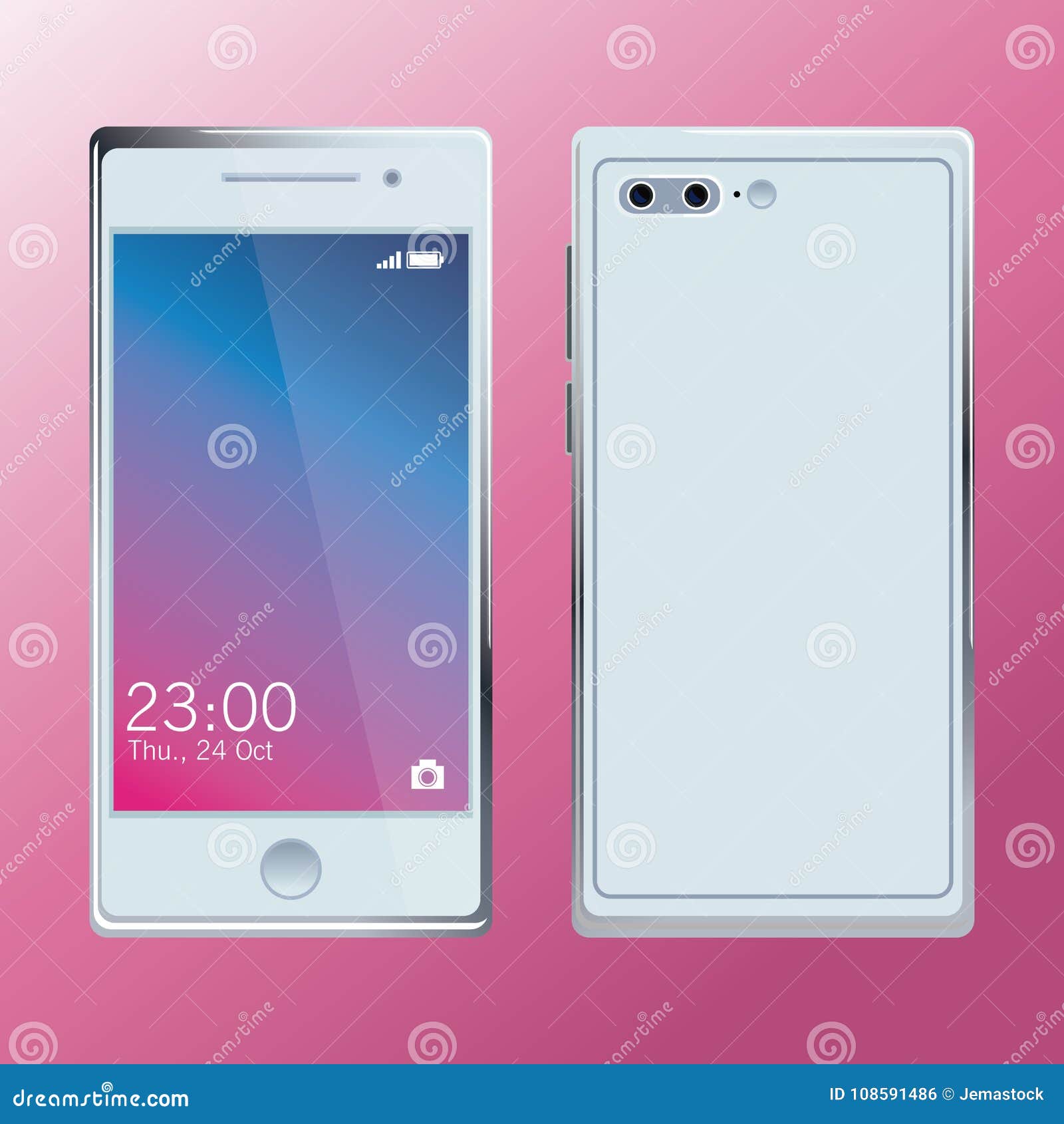 Smartphone Mobile Technology Stock Vector - Illustration of devices ...