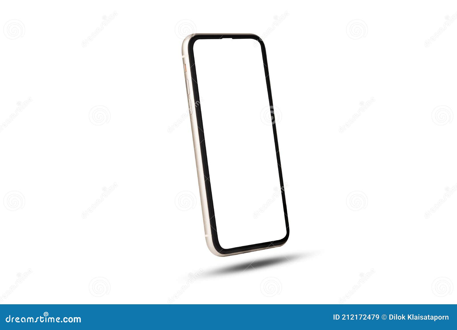Smartphone Mockup , Isolated of Mobile Phone with Blank Screen Frame ...