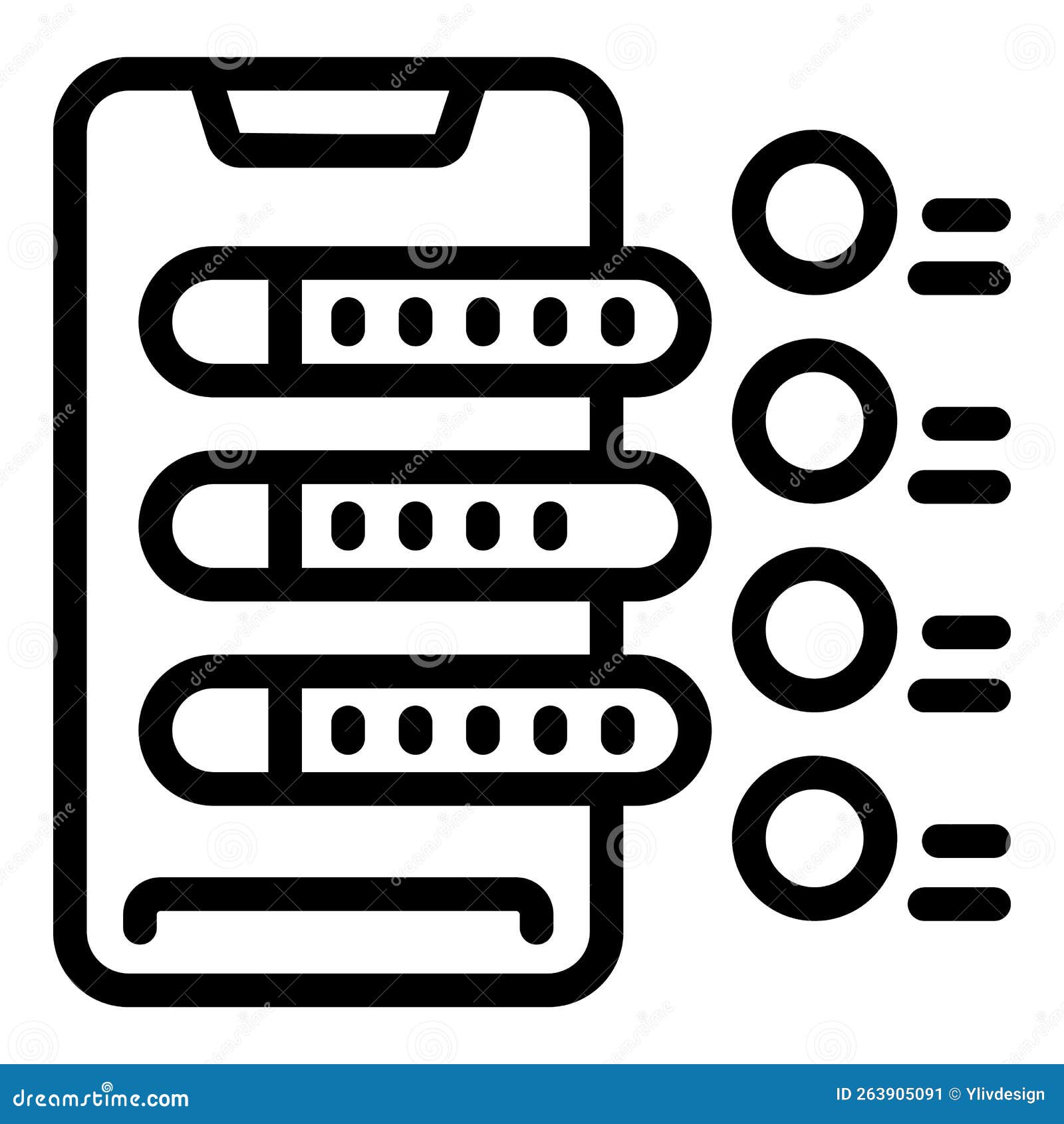 Smartphone Modern Data Icon Outline Vector. Digital Farm Stock Vector ...
