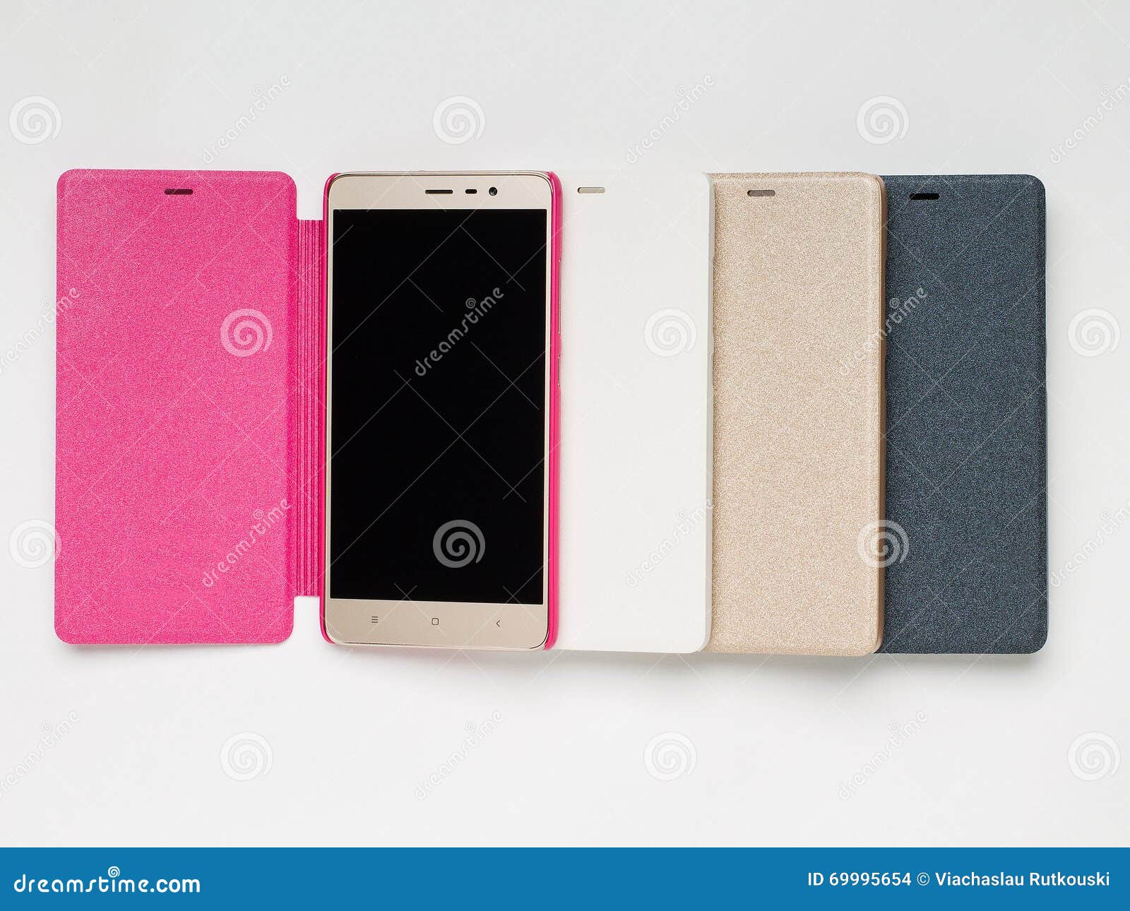 Smartphone with the Number of Covers Stock Photo - Image of casing ...