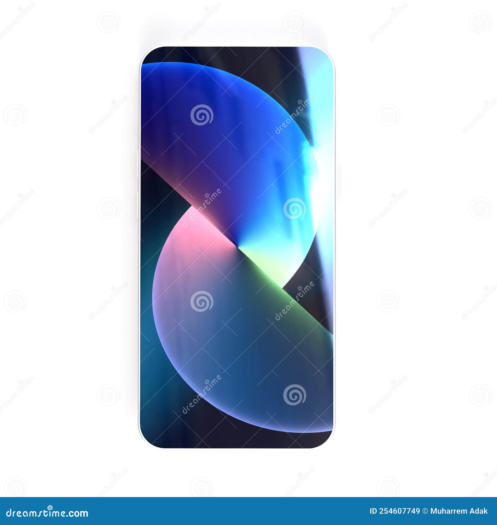 Smartphone Object 3d Modelling Stock Illustration - Illustration of ...