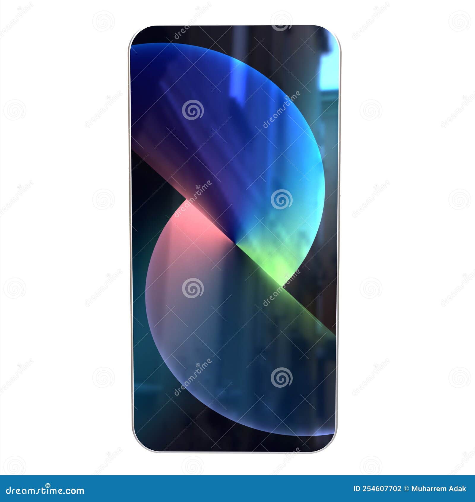 Smartphone Object 3d Modelling Stock Illustration - Illustration of ...