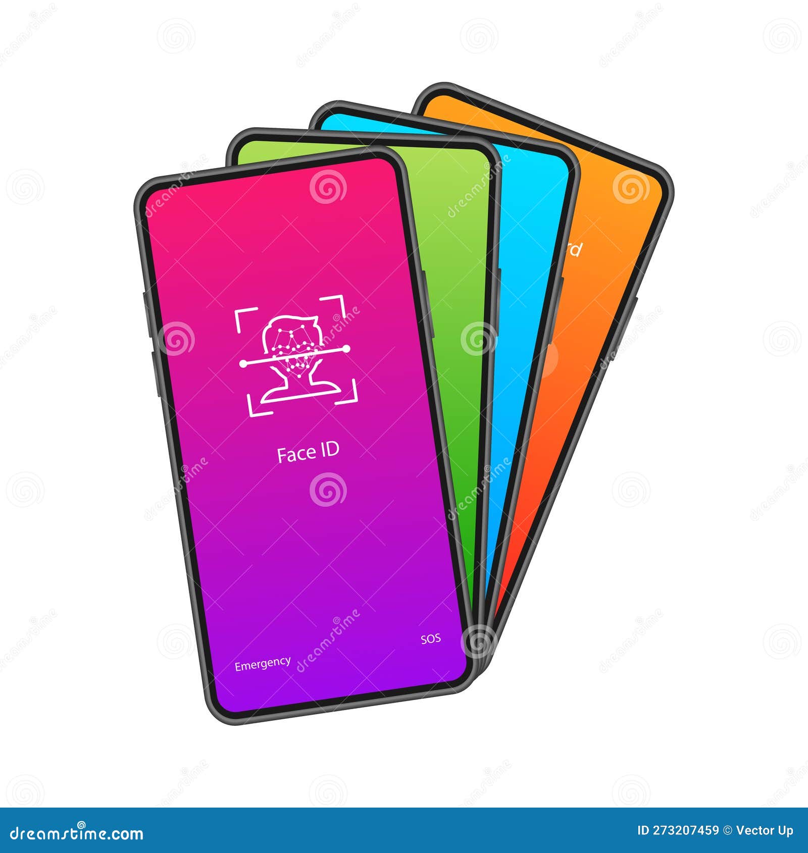 Smartphone with Passcode Lock Screen Interface. Protecting Your ...