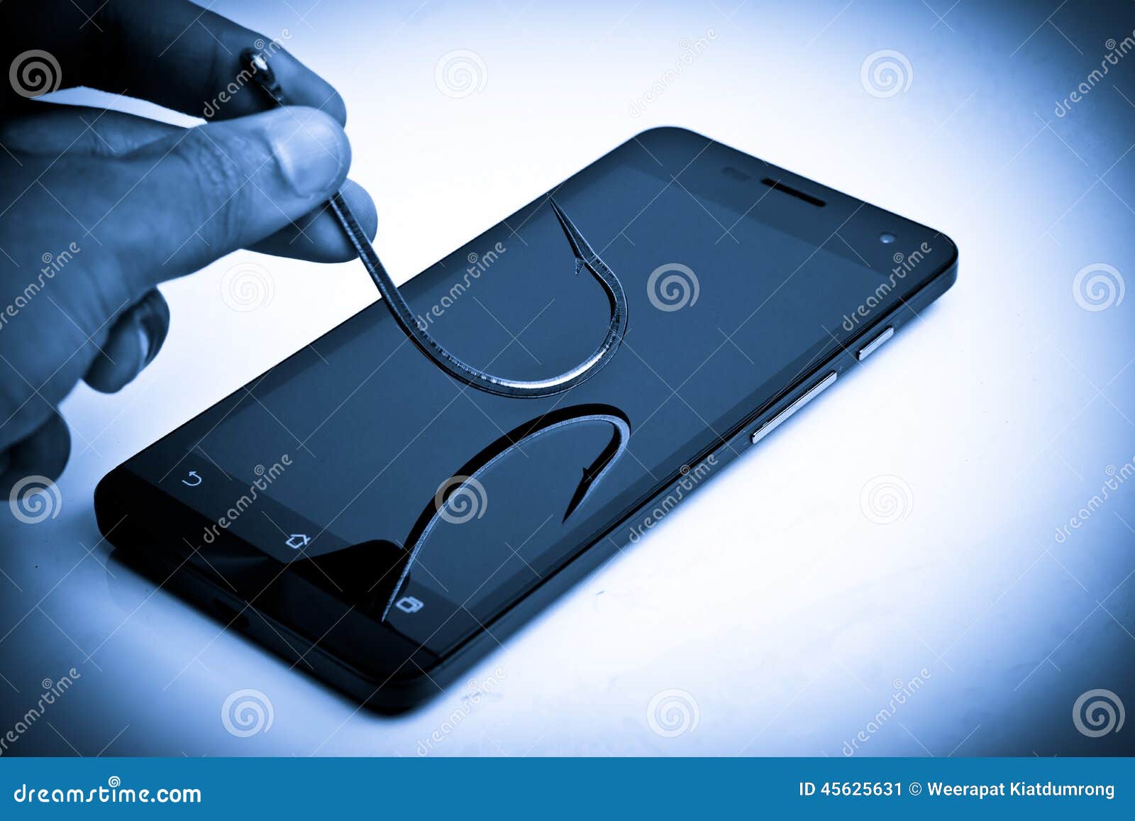 Smartphone phishing stock image. Image of digital, screen - 45625631