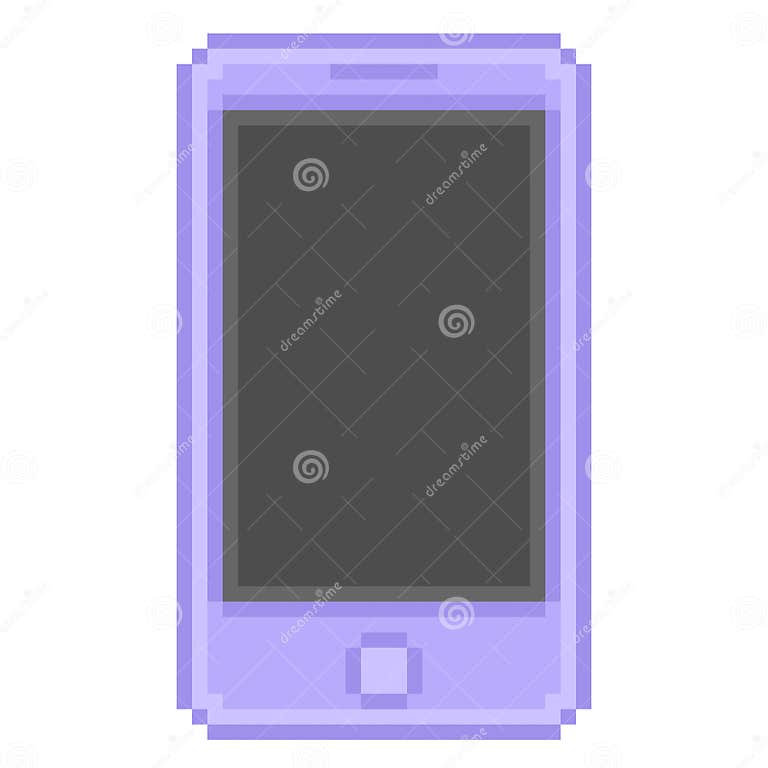 Smartphone in pixel art stock vector. Illustration of pixel - 281501588