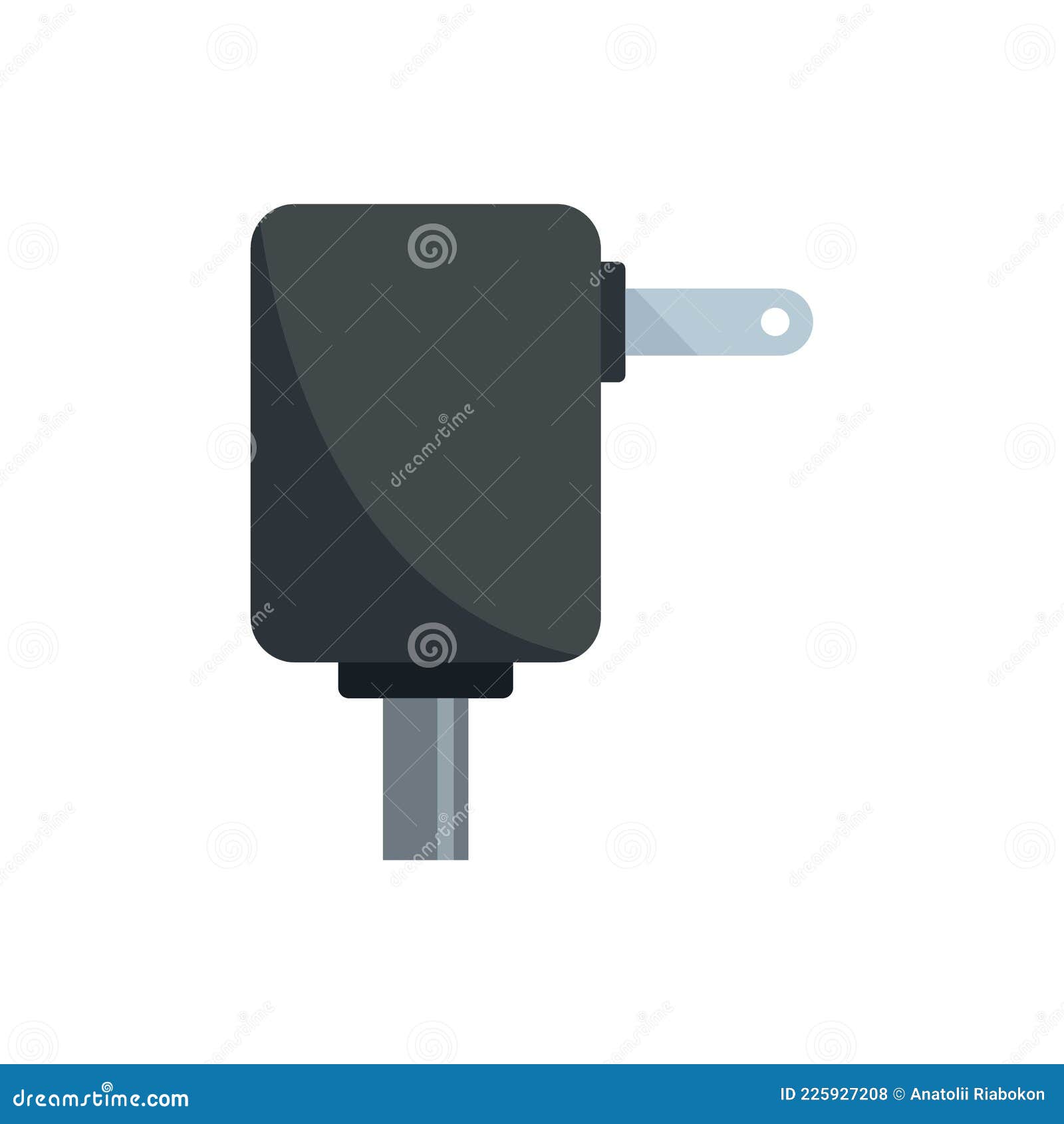 Power Adapter Button Or Icon Vector Illustration | CartoonDealer.com ...