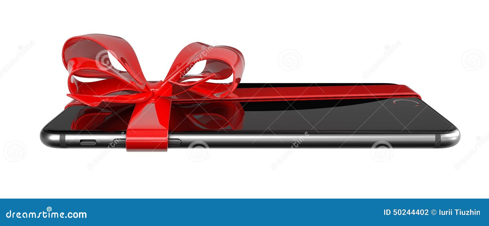 Smartphone present stock illustration. Illustration of donative - 50244402