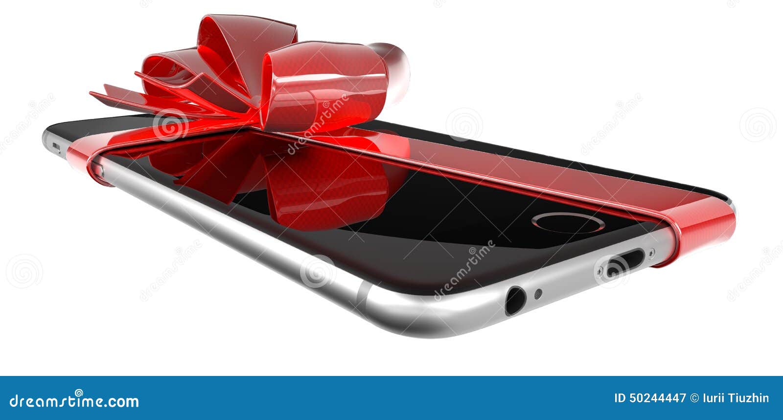 Smartphone present stock illustration. Illustration of monitor - 50244447