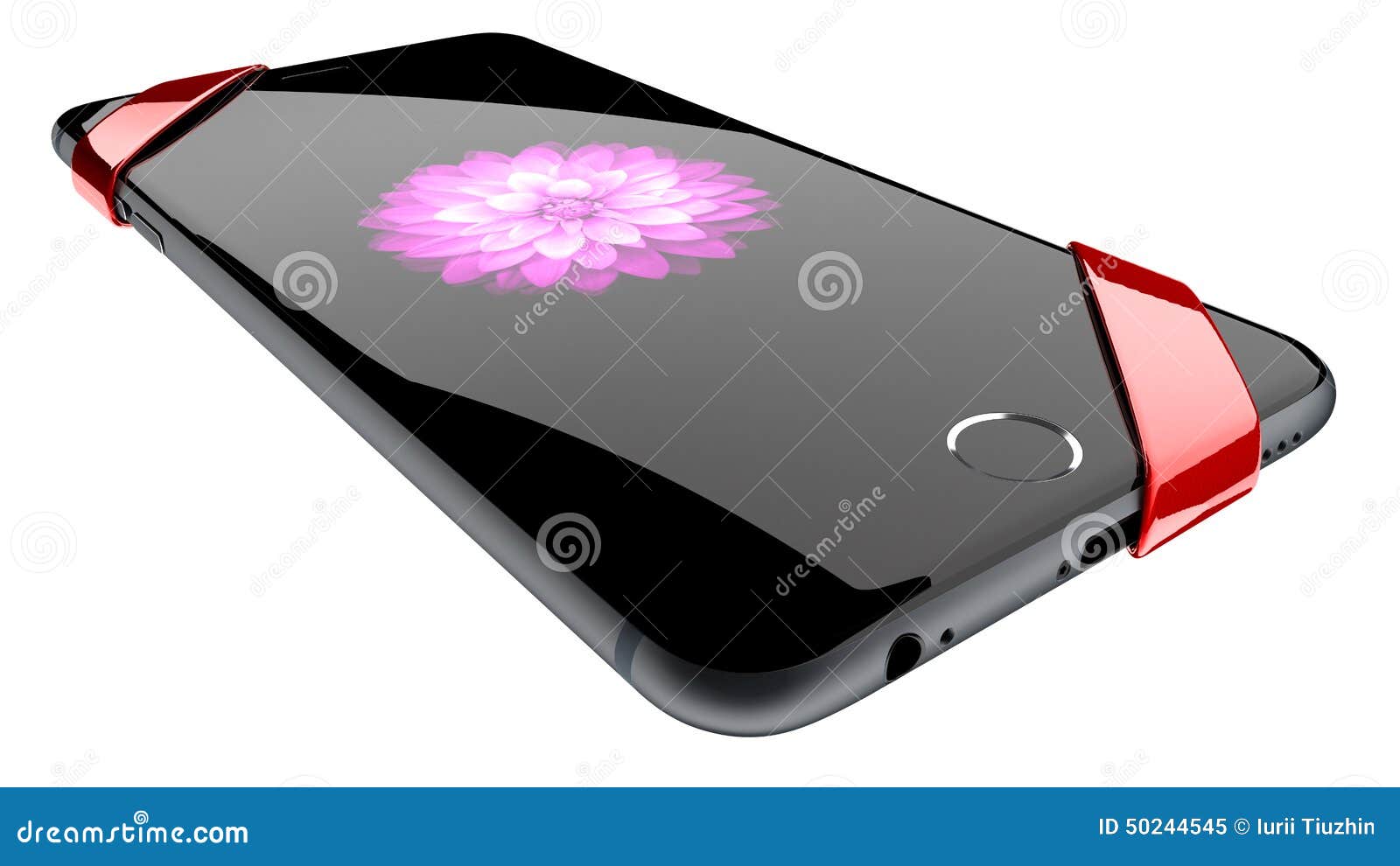 Smartphone present stock illustration. Illustration of connect - 50244545