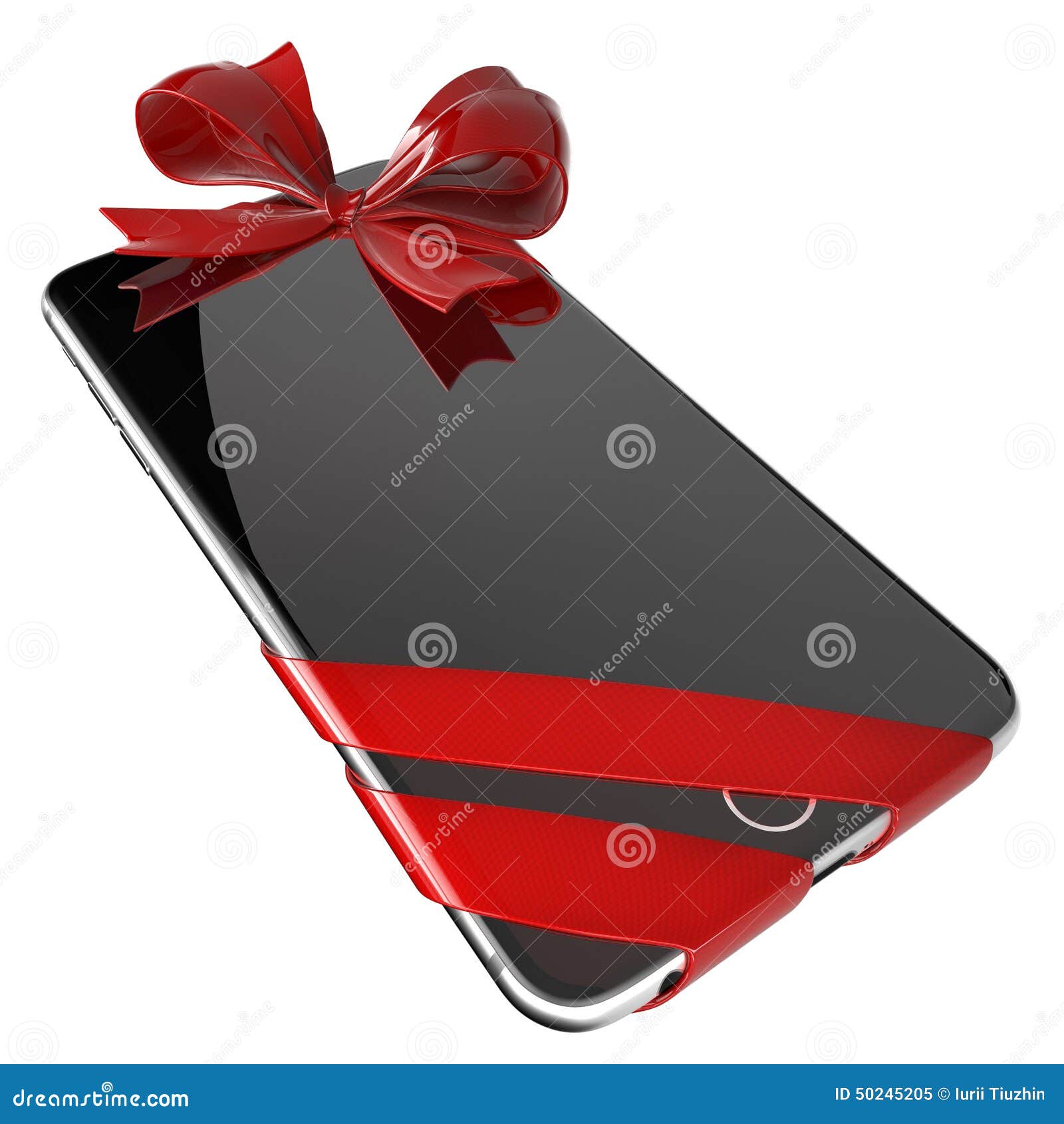 Smartphone present stock illustration. Illustration of electric - 50245205
