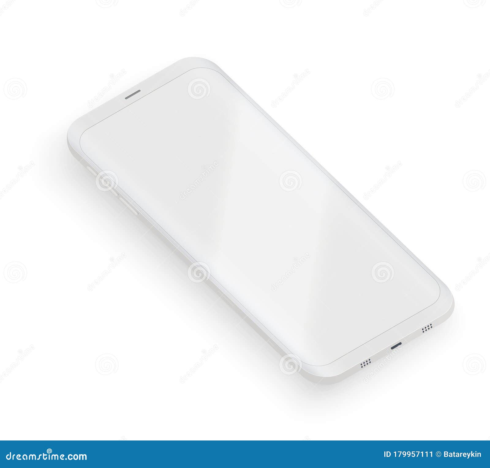Smartphone Presentation Mockup Stock Vector - Illustration of digital ...