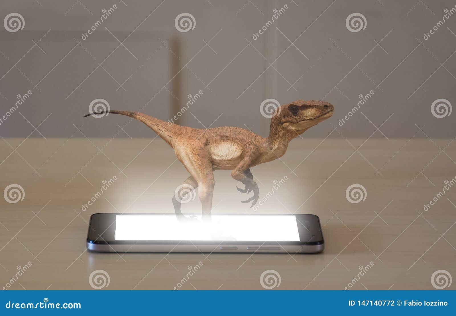 Velociraptor, The Smart Dinosaur Stock Photography | CartoonDealer.com ...