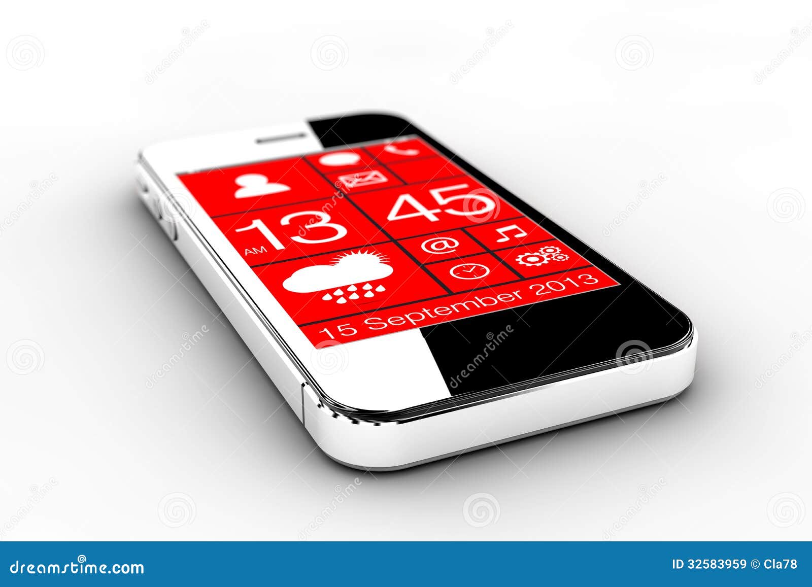 A smartphone stock image. Image of navigator, message - 32583959